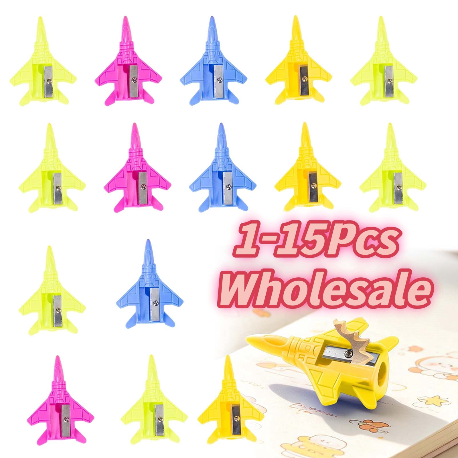 15pcs Manual Pencil Sharpener, Handheld Pencil Sharpener for Bulk _ Hot ...