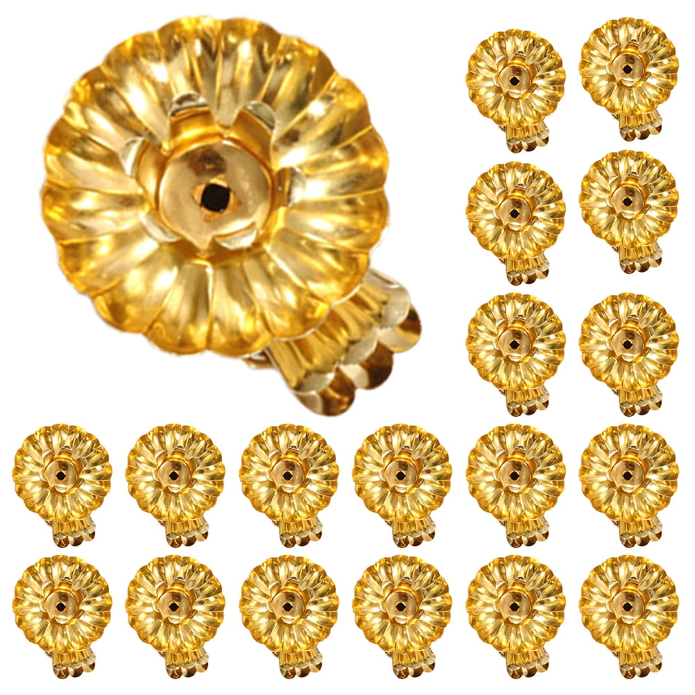 Raindrops Elegant Golden Candle Holder Clips for Tabletop and Tree ...