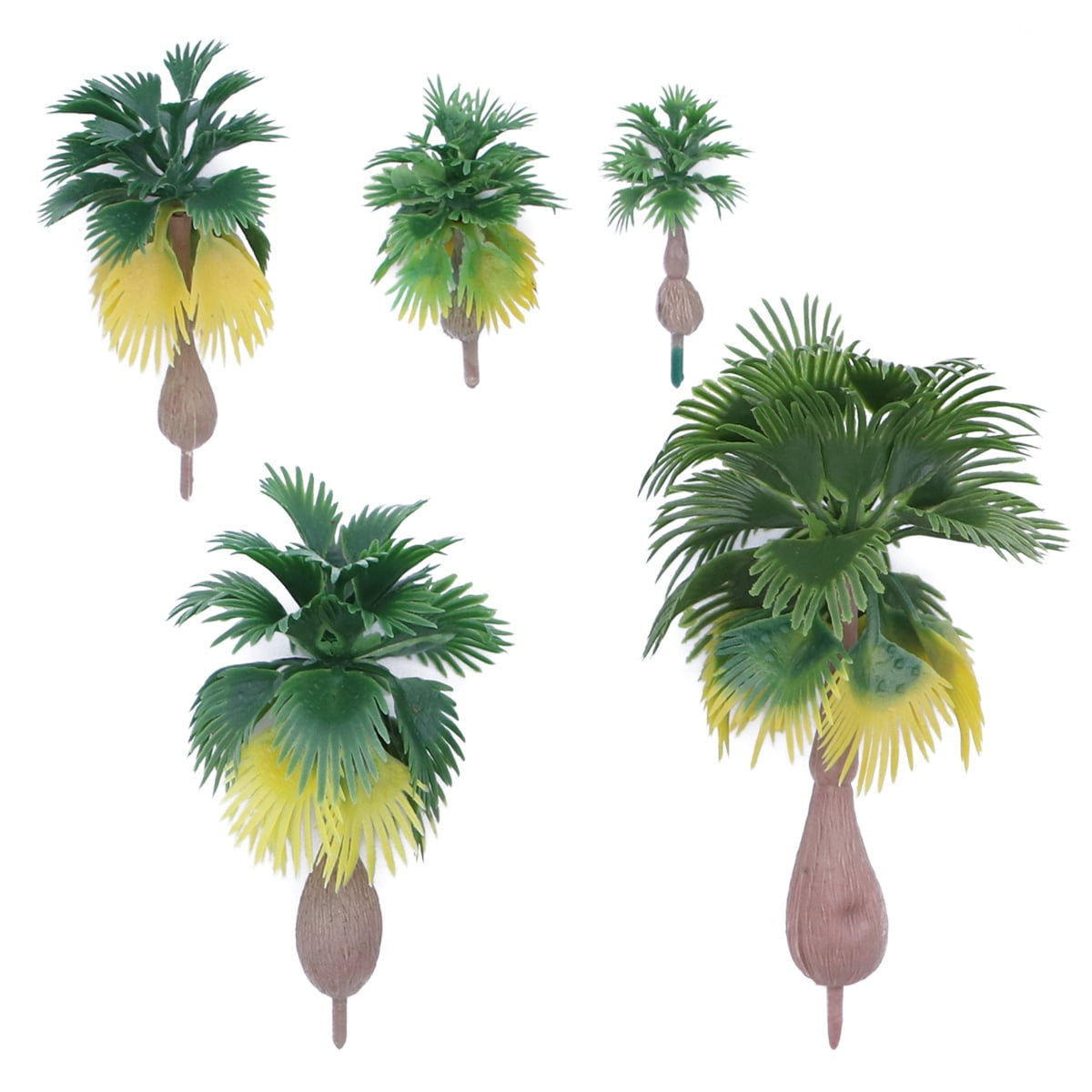 15pcs Model Train Palm Trees Tropical Forest Landscape Scale N Z 1:100 ...