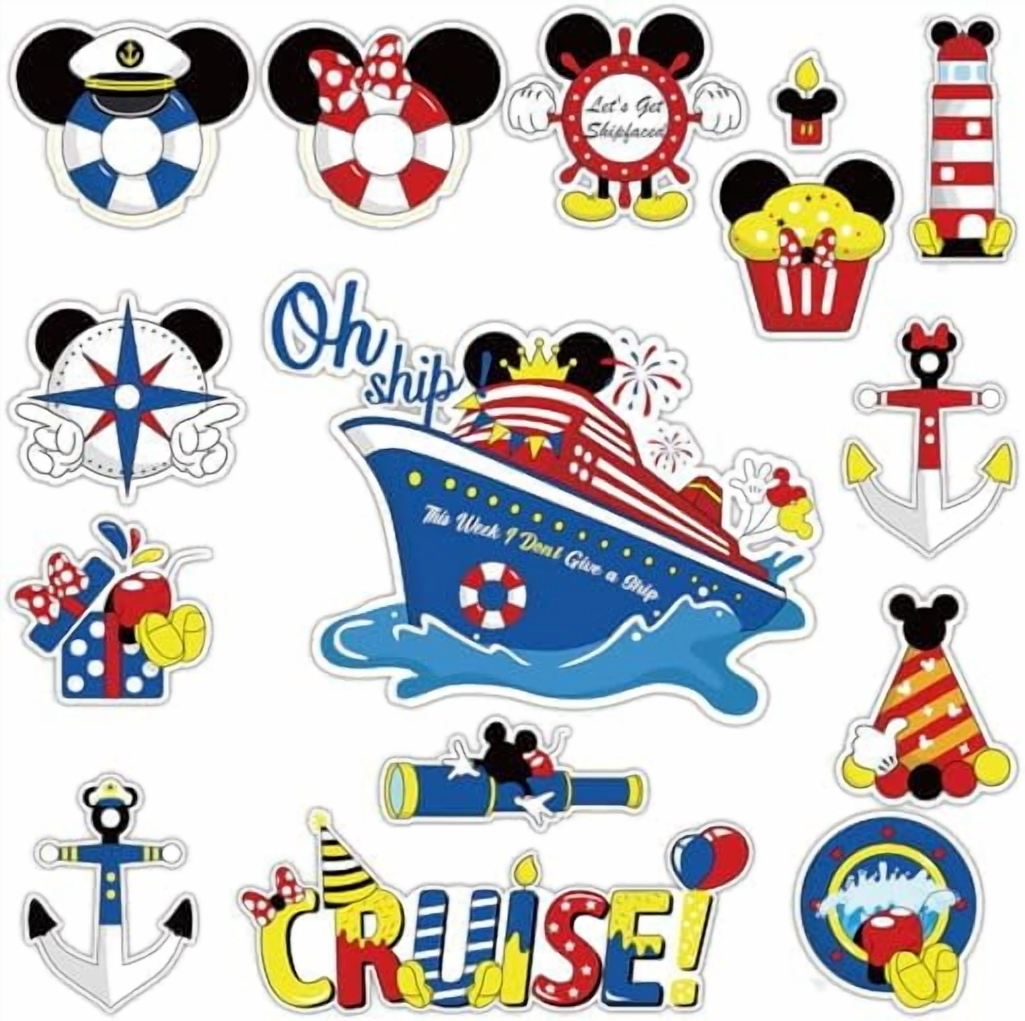 15pcs Mouse Magnetic Stickers for Cruise Door Decorations - Waterproof ...