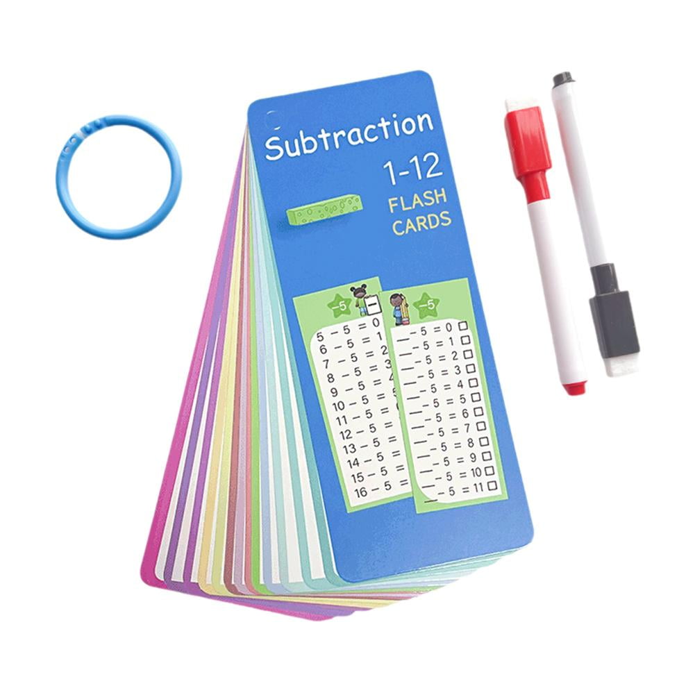 15pcs Multiplication Flash Cards 0-12 Times Table Flash Card,Flash ...