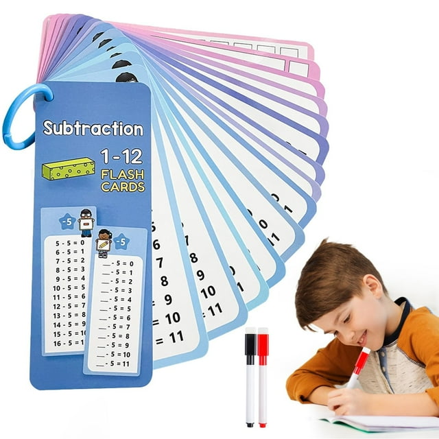 15pcs Multiplication Flashcards,Math Flashcards 0-12 Times ...