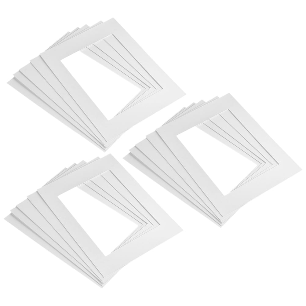 15pcs Photo Frame Mats Pre-cut Photo Display Matting Picture Frame Mats ...