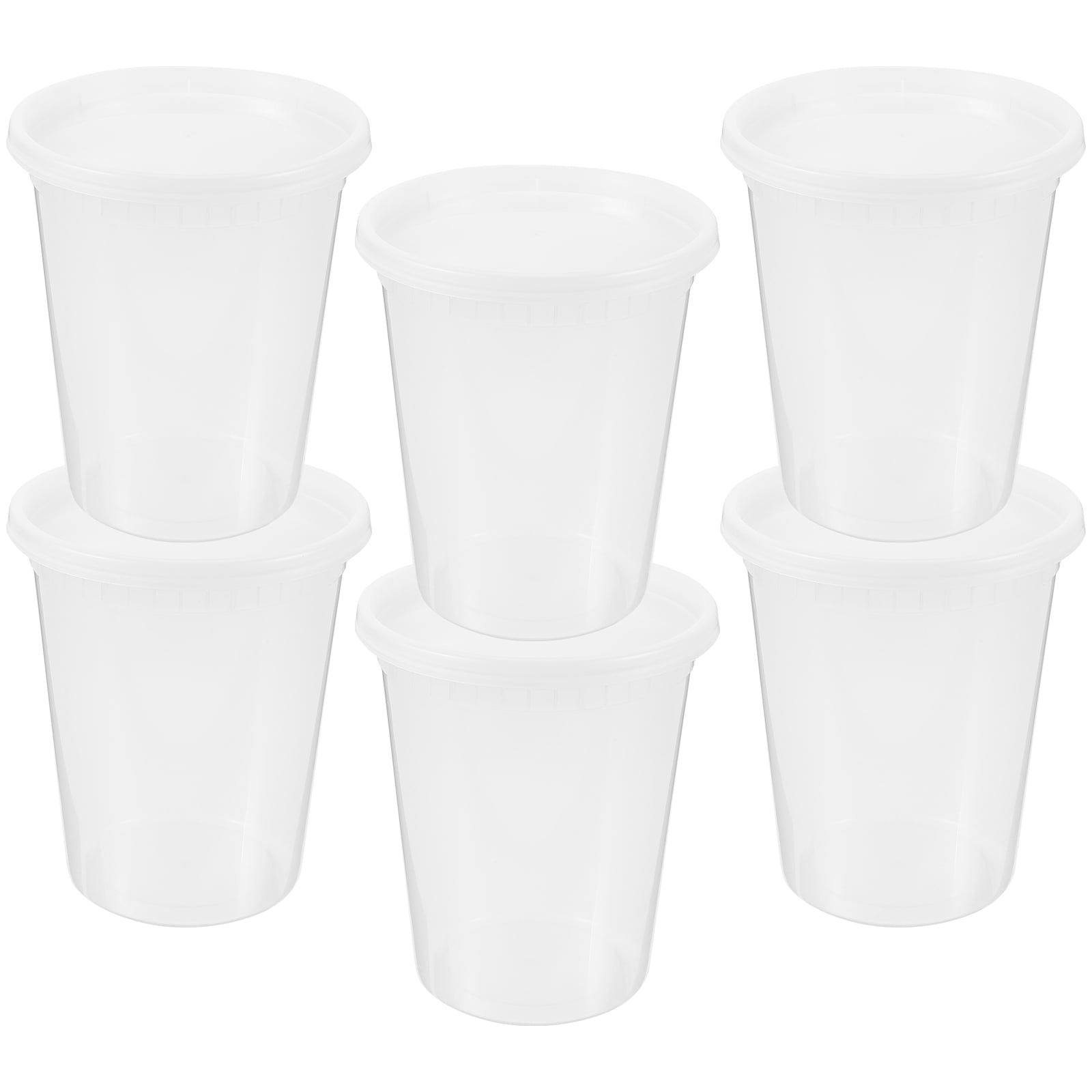 15pcs Plastic Condiment Container Lidded Take-out Sauce Cup Packaging ...