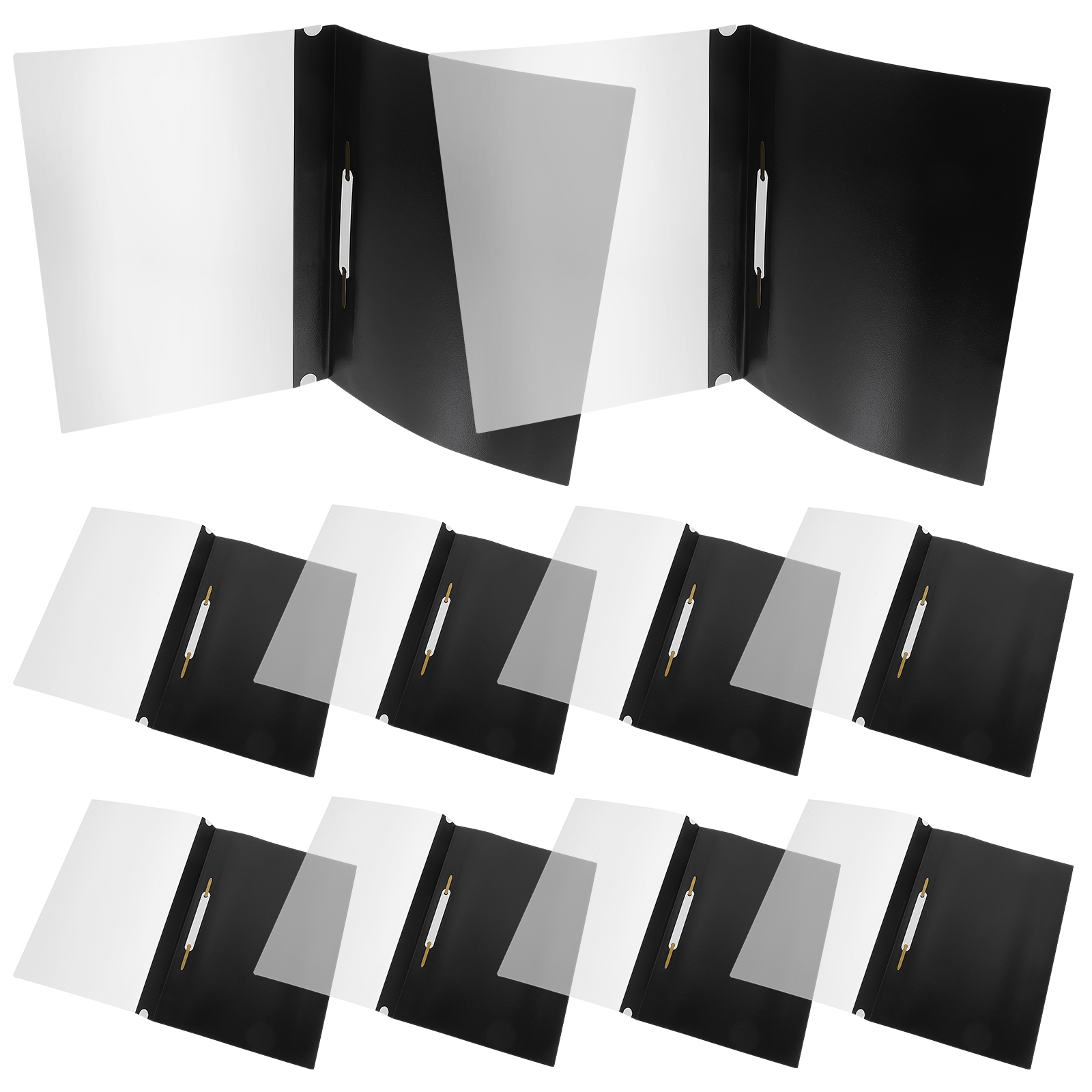 15pcs Plastic File Organizer Folders Office File Folders Document ...