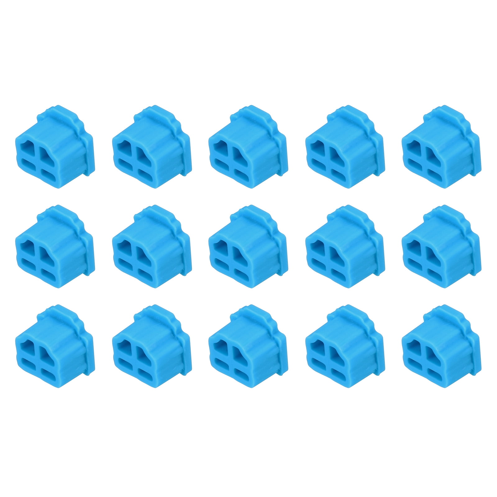 15pcs RJ11 Port Duct Covers Cap Silicone Plugs Protector for Phone Jack ...