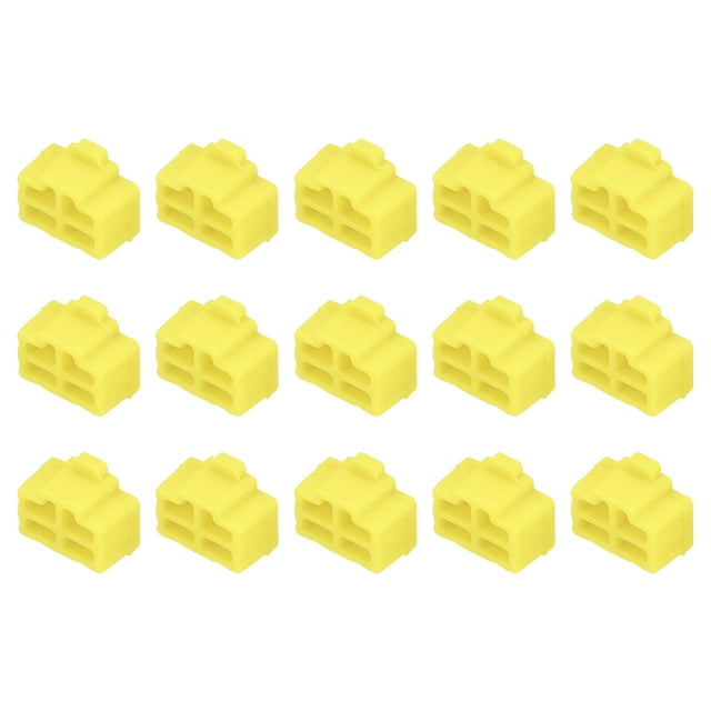 15pcs RJ45 Port Duct Covers Caps Plugs Protector for Laptop PC Ethernet ...