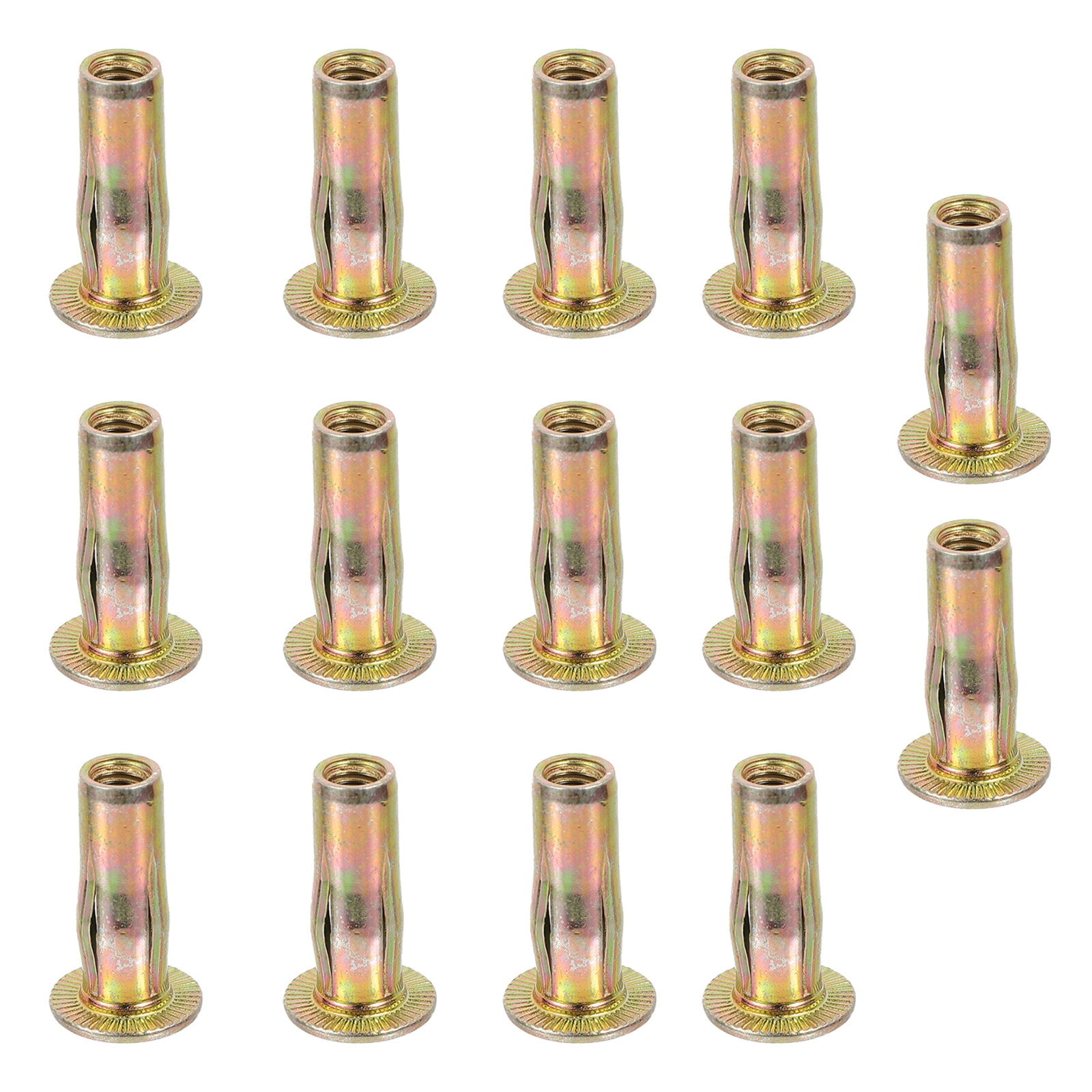 Golden Head Socket Rivet Nuts for Use Made of Zinc Plated Carbon Steel ...