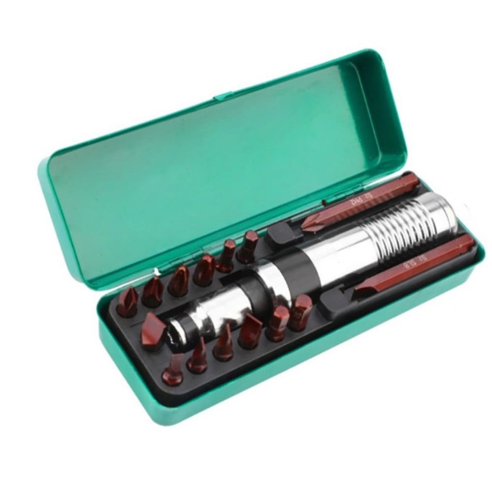 15pcs Screwdriver Bit with Handle Heavy-duty Anti Slip PH1 PH2 PH3 PH4 ...
