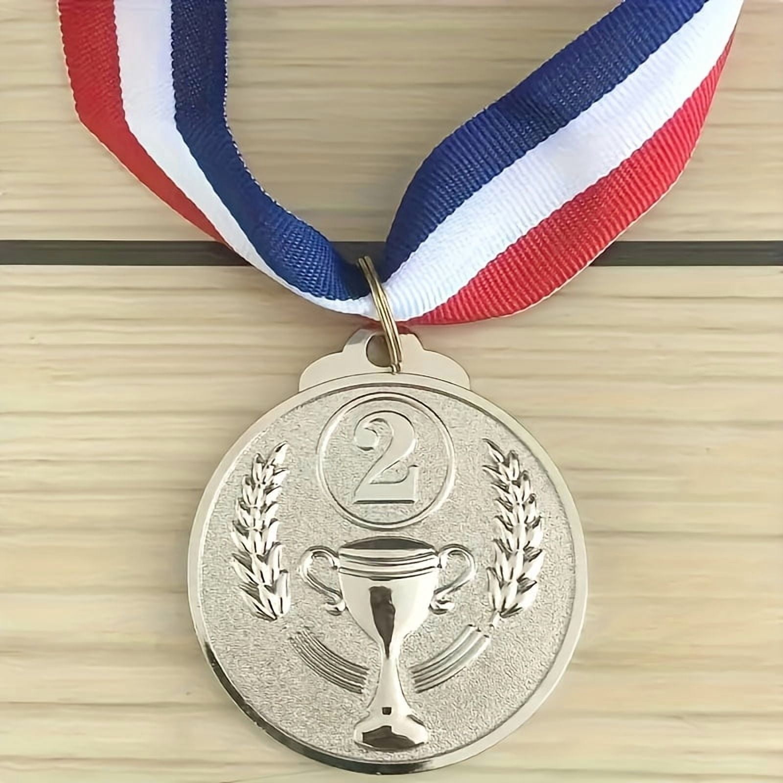 15pcs Set Golden, Silver, And Bronze Number Medals 123 Place Award Zinc ...
