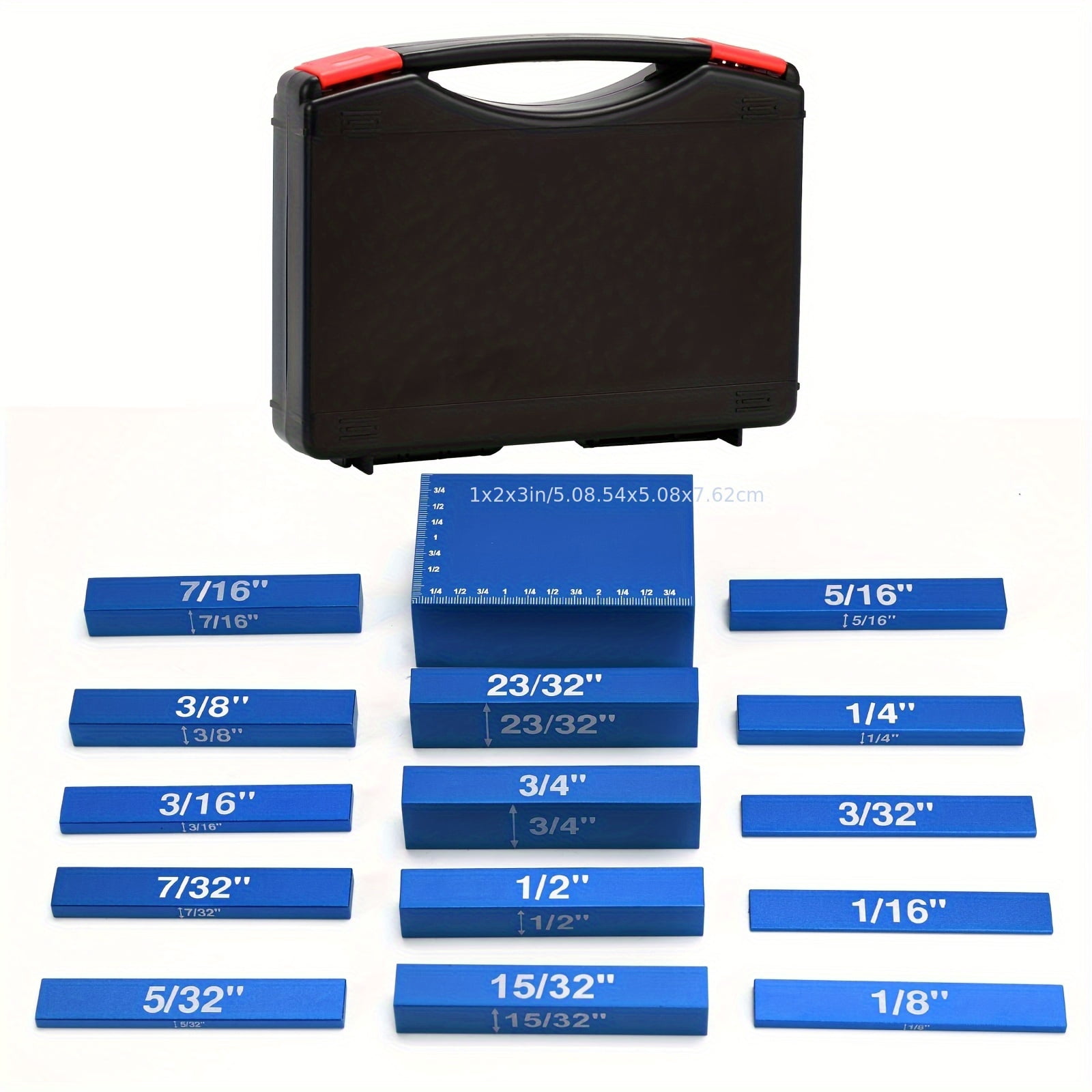 15pcs Setup Blocks Woodworking Tools Precision Height Thickness Gauge ...