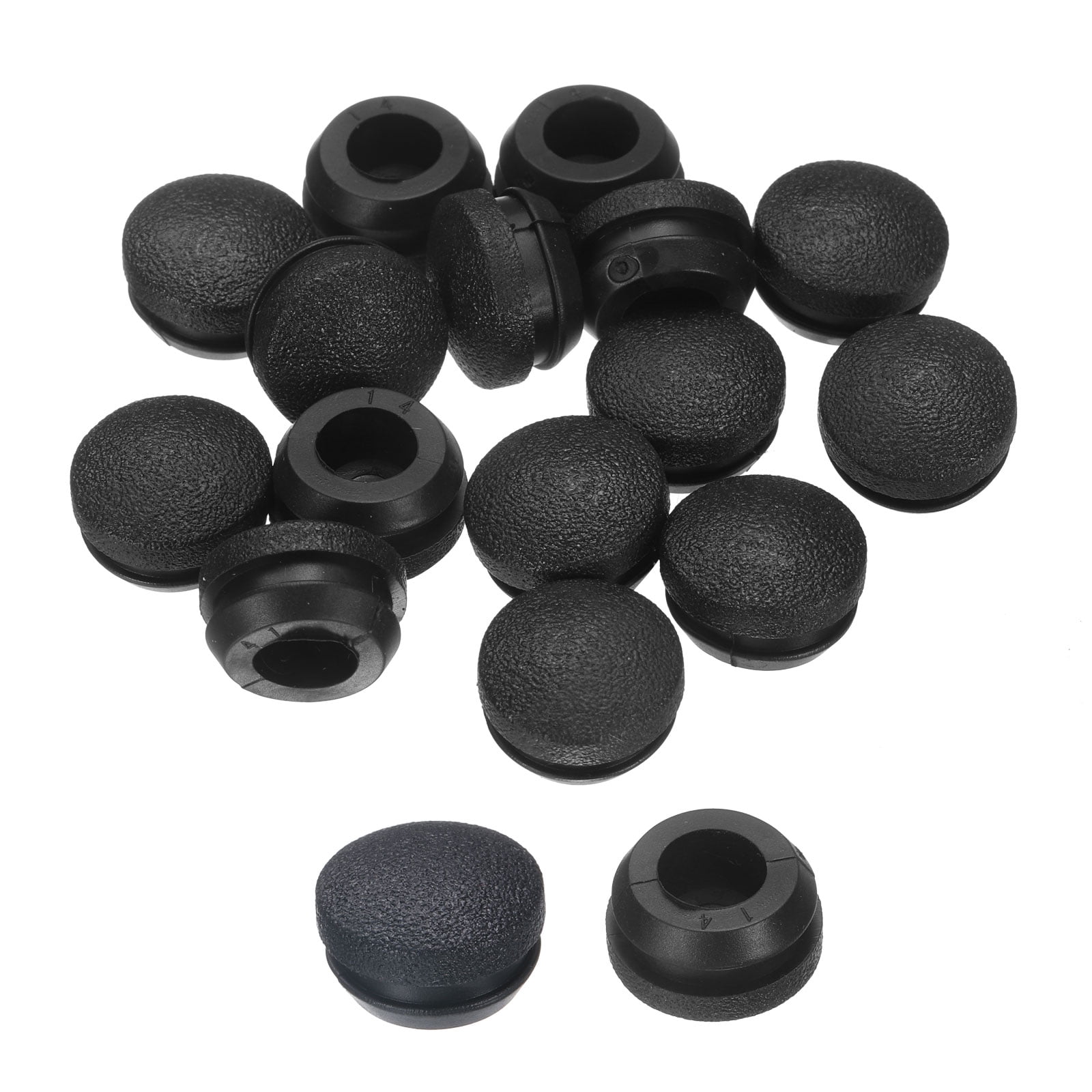 15pcs Silicone Rubber Hole Plugs, Arc Round Bottle Hole Stoppers for 14 ...