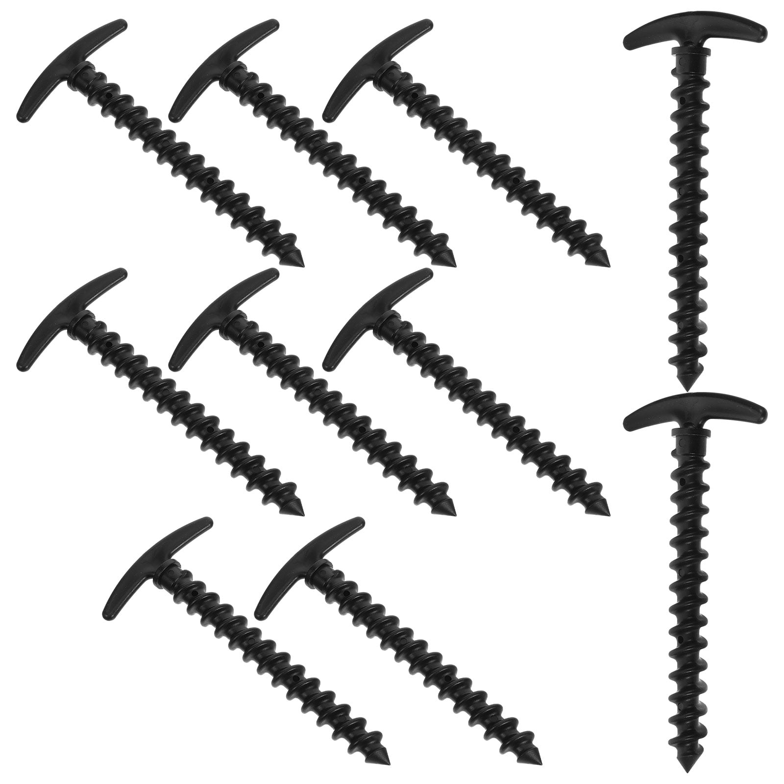 15pcs Tent Pegs Outdoor Stakes Camping Sand Stakes Plastic Tent Stakes ...