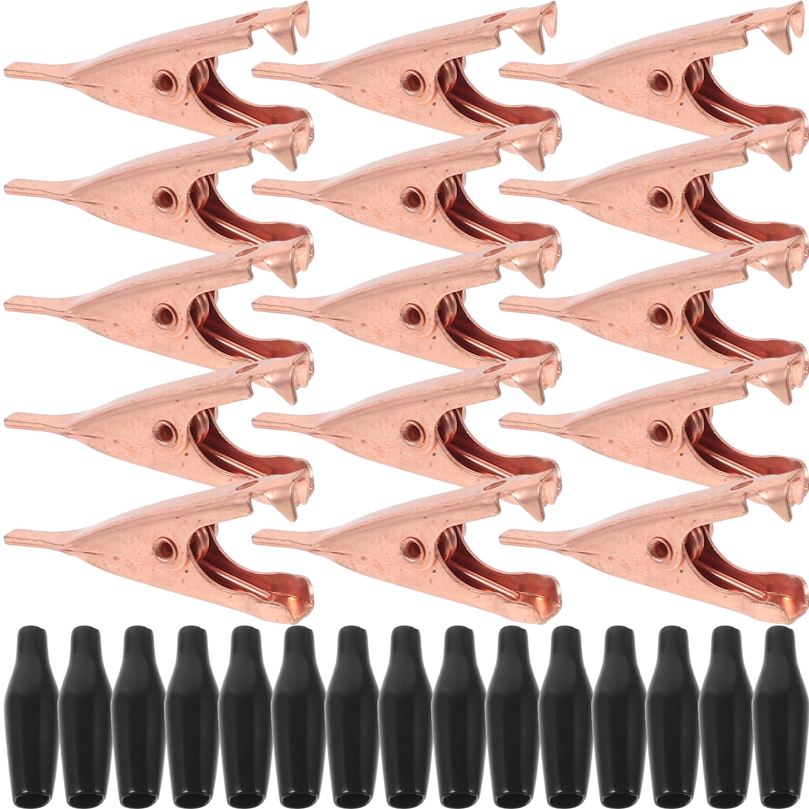 15pcs Toothless Alligator Clamp Copper Crocodile Clip Micro Crocodile ...