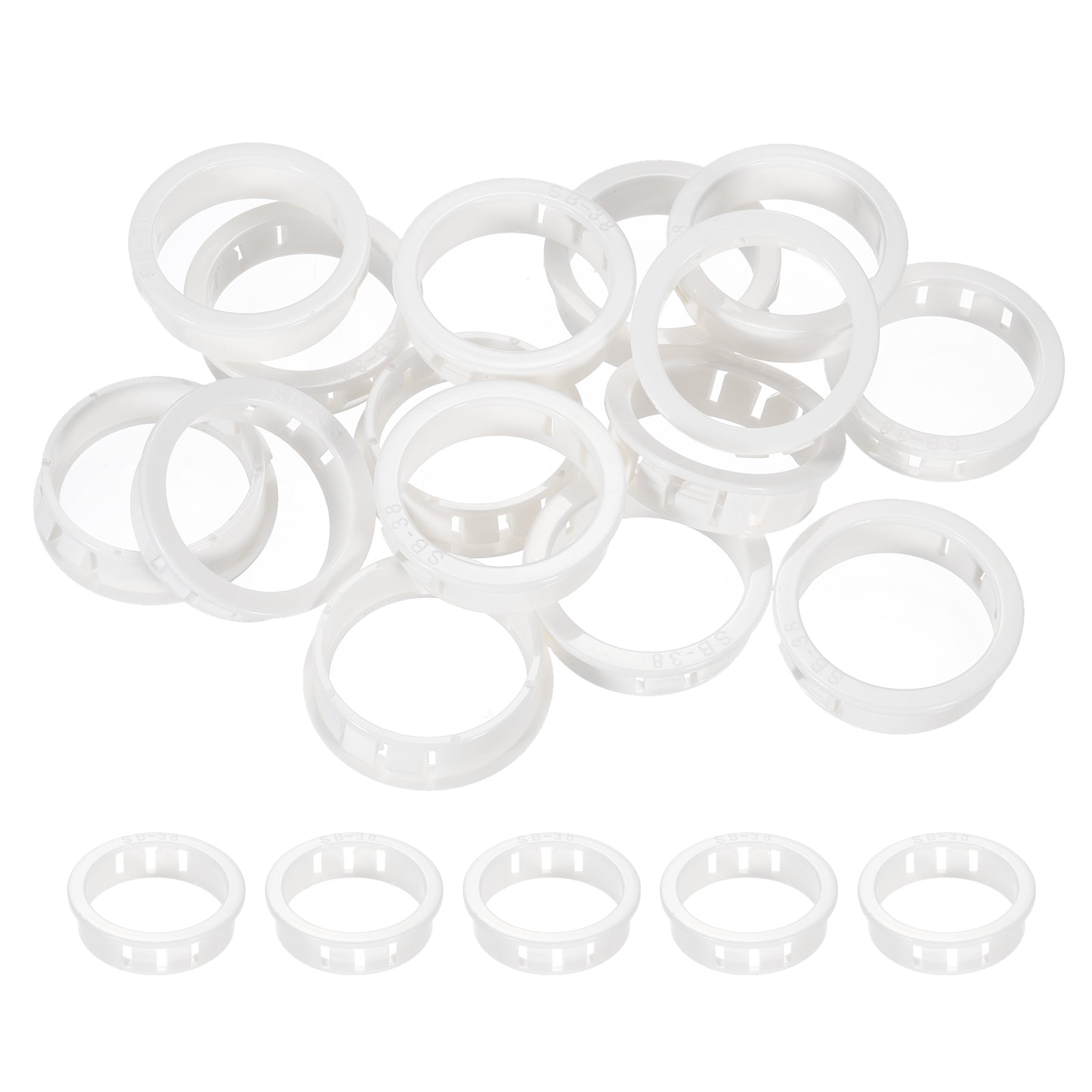 15pcs Wire Grommet, 37.6mm Mounting Dia Plastic Grommets Cable Hose ...