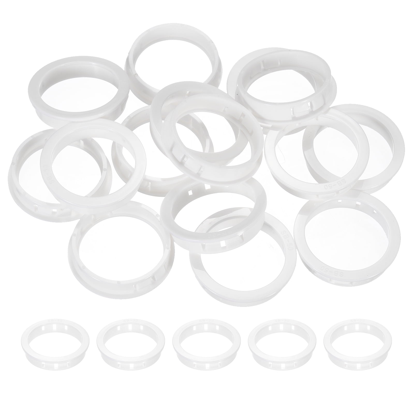 15pcs Wire Grommet, 49mm Mounting Dia Plastic Grommets Cable Hose Snap ...
