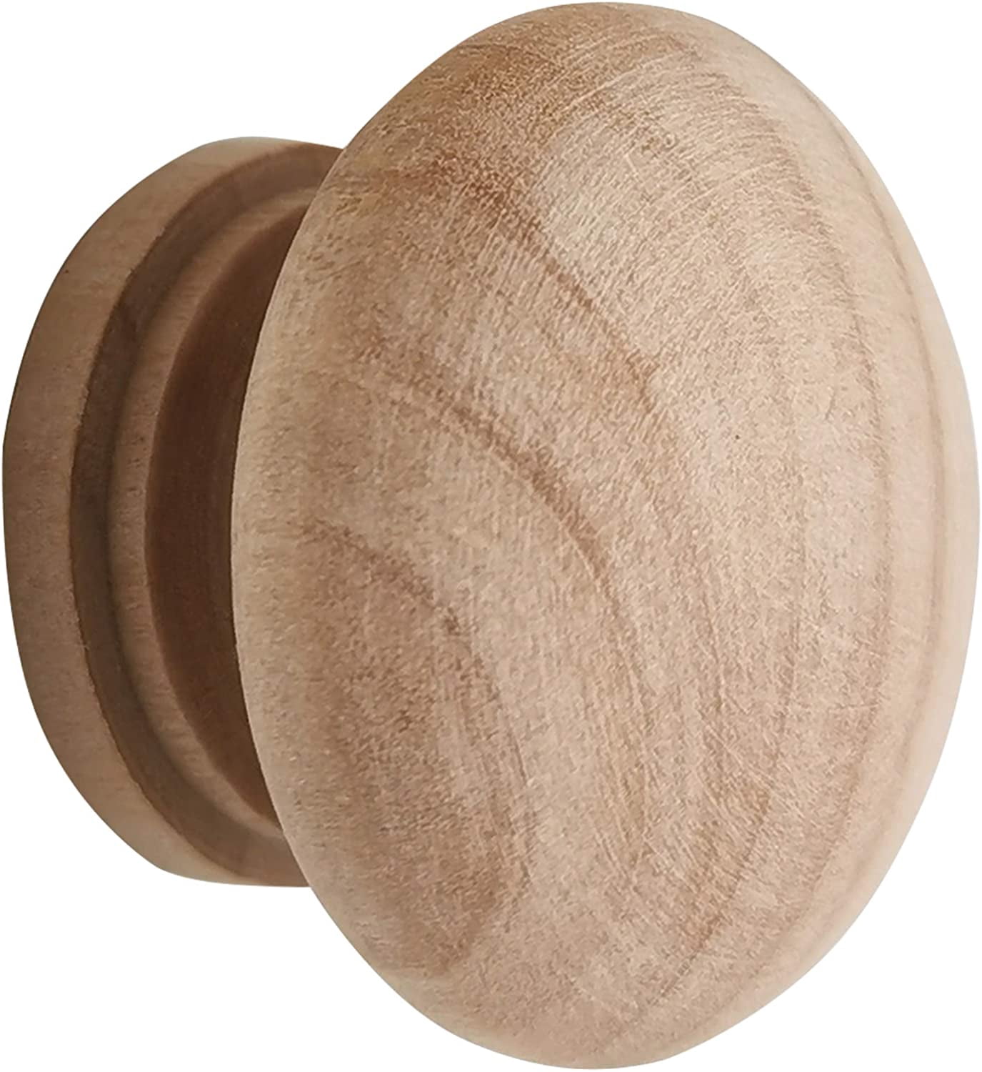 15pcs Wood Drawer Knobs, Unfinished Wooden Cabinet Dresser Knobs ...