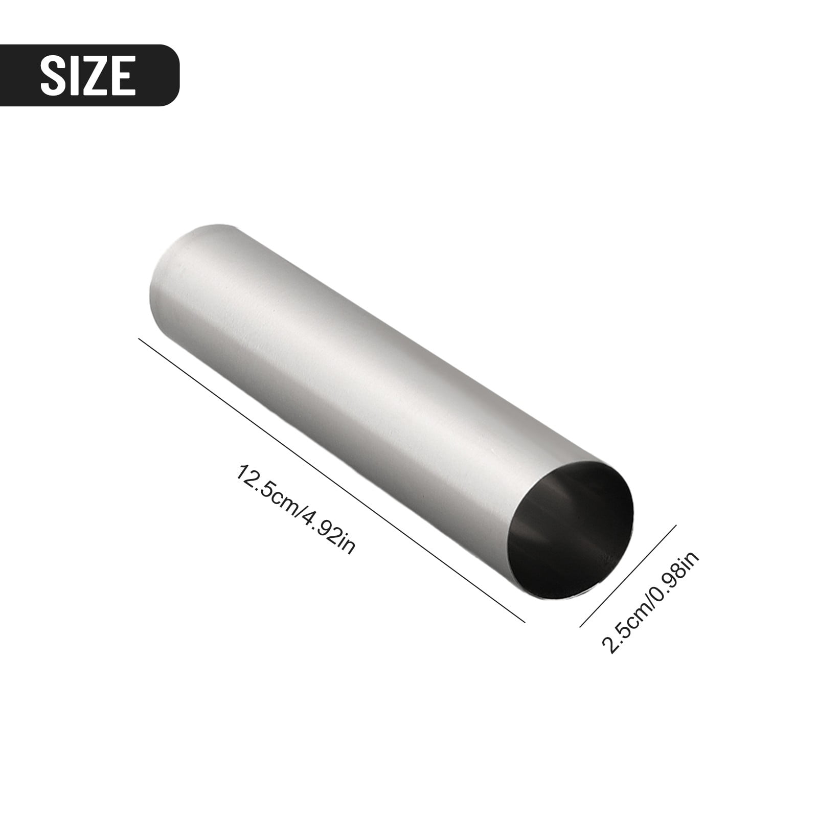 15pcs/pack Cannoli Tubes Forms Set Stainless Steel Non-stick Cream Horn ...