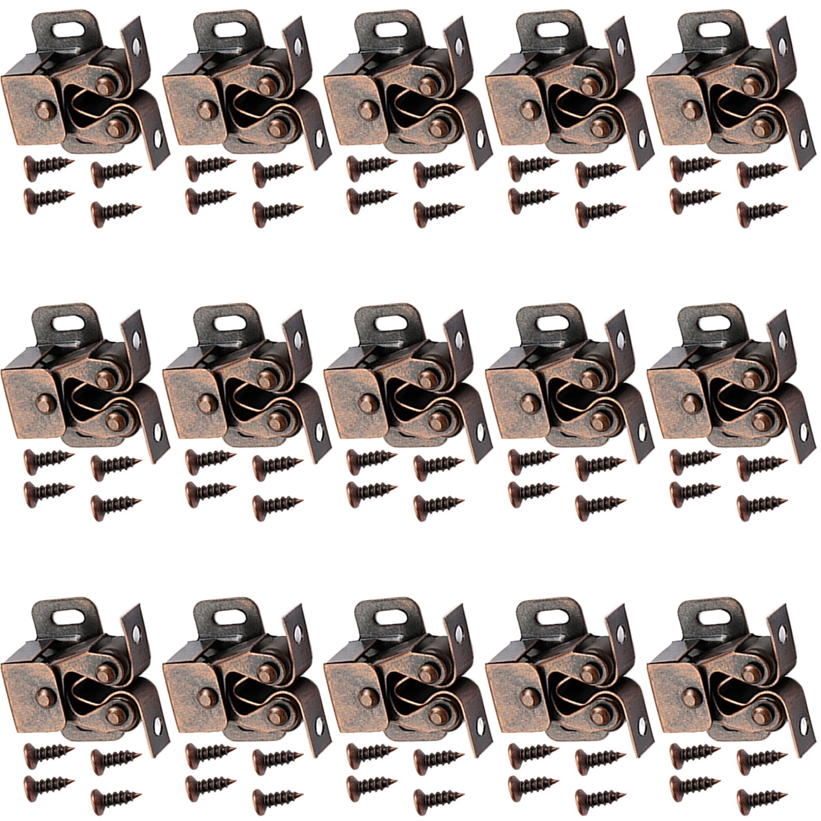 15set Cupboard Cabinet Door Roller Latches Cabinet Door Wardrobe Door ...