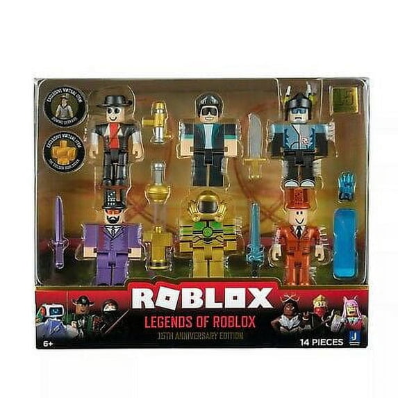 15th Anniversary Legends of Roblox Collection - 6-Pack Action Figurines ...