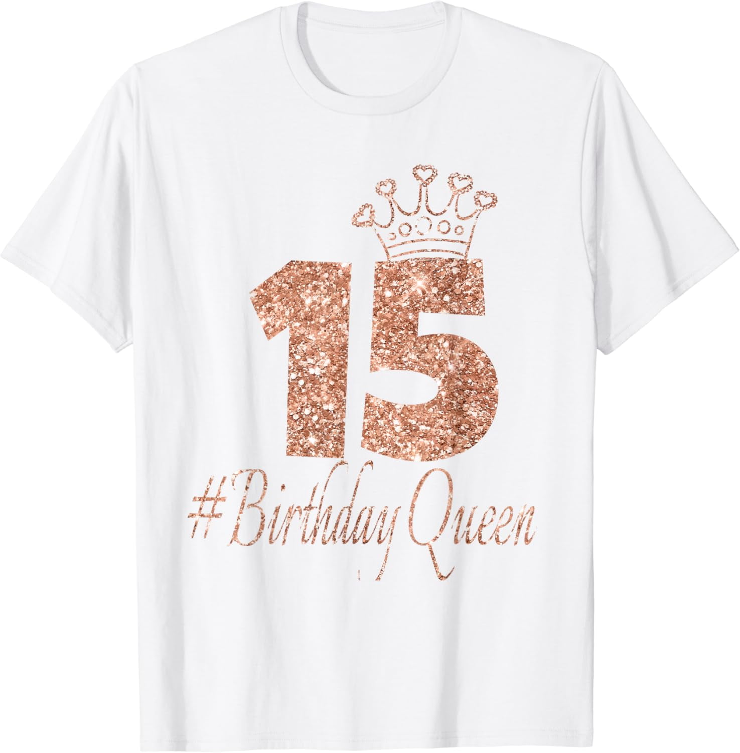 15th Birthday Gift Teen Sweet 15 Birthday Rose Bday 15 Year T-Shirt ...