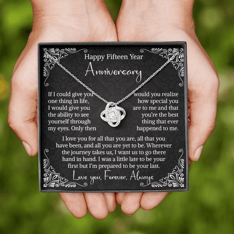 15th Wedding Anniversary Wife Crystal Anniversary Gift Fifteenth ...