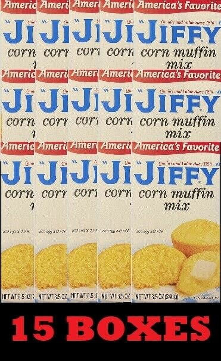 15x Jiffy Corn Muffin Mix 8.5 Oz Baking Cornbread Muffin 15 count 15 ...