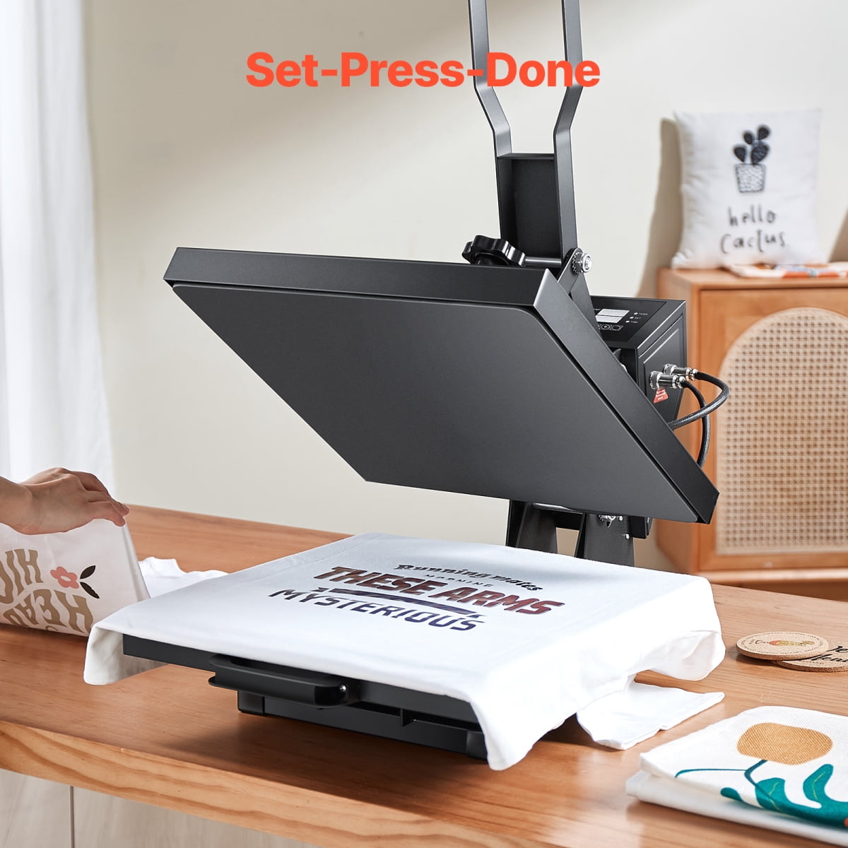 15x15 Inch Heat Press Machine Digital Control Adjustable Pressure ...