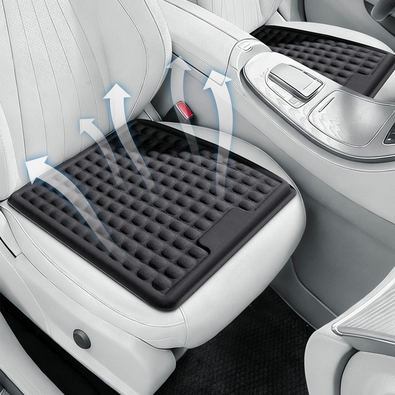 15x15 inch Gel Car Seat Cushion, 3D Honeycomb Cooling Seat Pad for ...