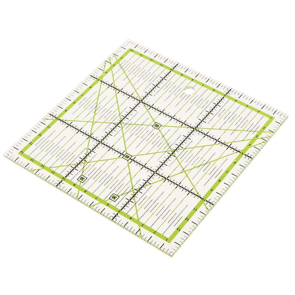 15x15cm Clear Quilt Quilting Ruler Patchwork Sewing Ruler For Craft ...