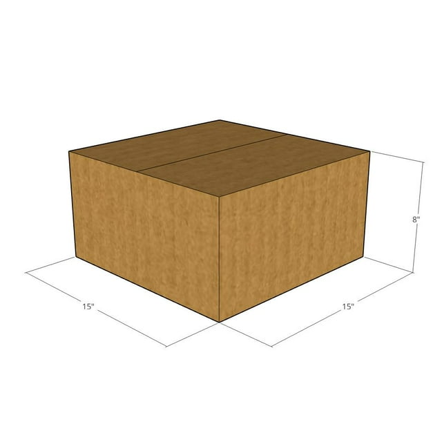 15x15x8 - 32 ECT Corrugated Boxes -New for Moving or Shipping Needs ...