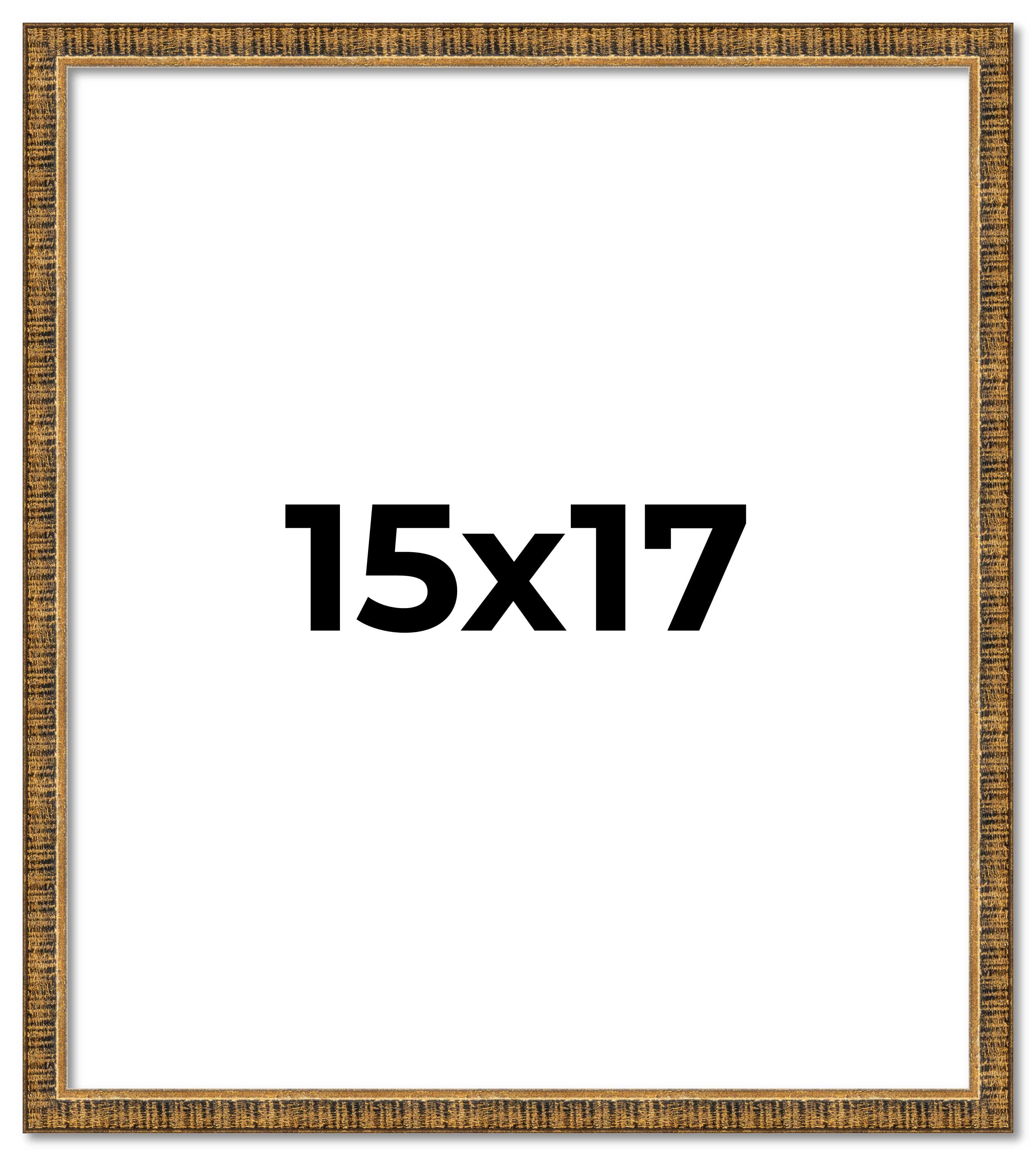 15x17 Frame Gold Picture Frame - Complete Modern Photo Frame Includes ...
