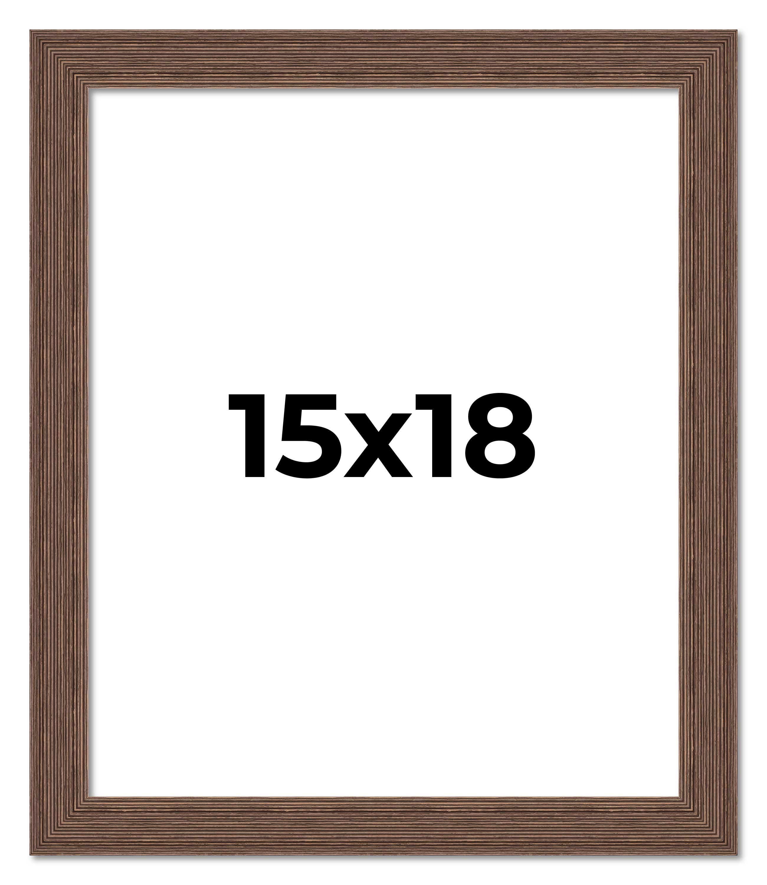 15x18 Frame Brown Distressed Barnwood Picture Frame | Rustic Farmhouse ...