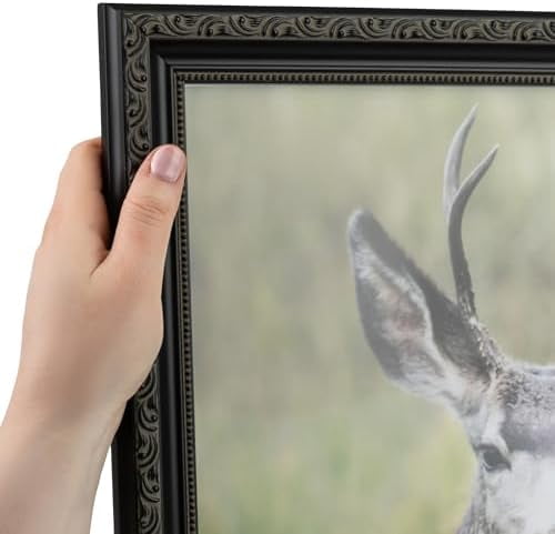 15x18 Inch Black Picture Frame, This 1.25 Inch Custom Poster Frame is ...