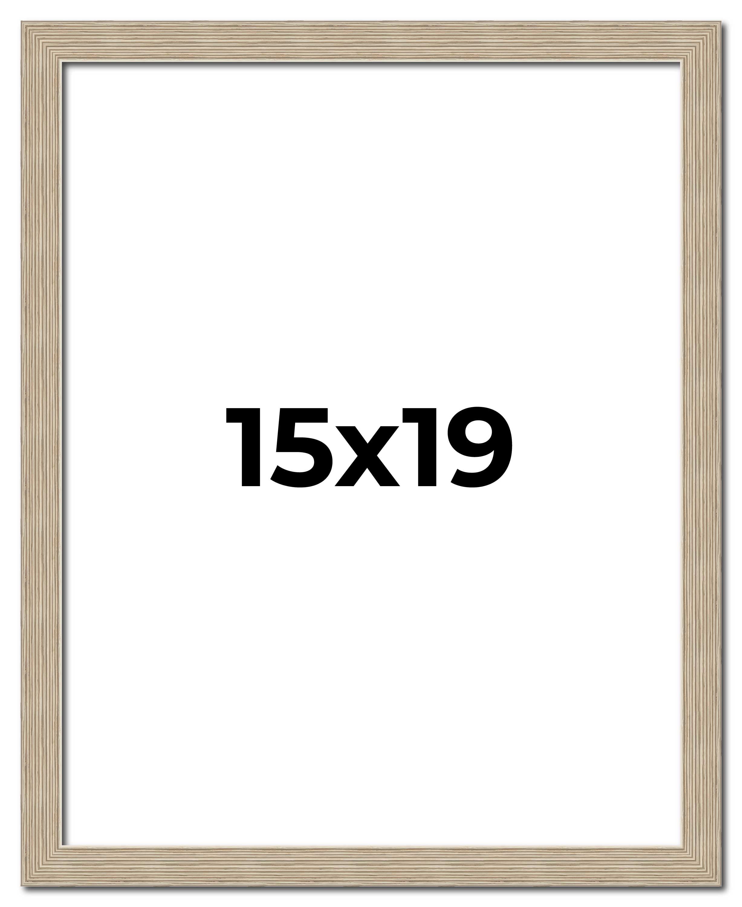 15x19 Frame Grey Solid Wood Picture Frame Width 1 Inches | Interior ...