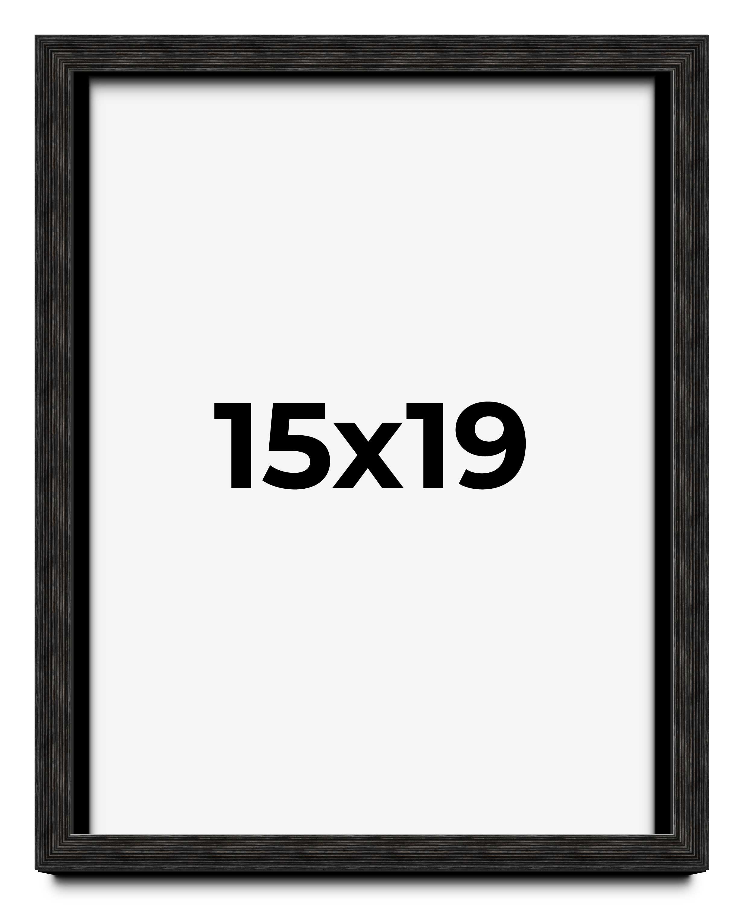 15x19 Shadow Box Black Rustic Barnwood Display Frame | 1.125 Inch Deep ...