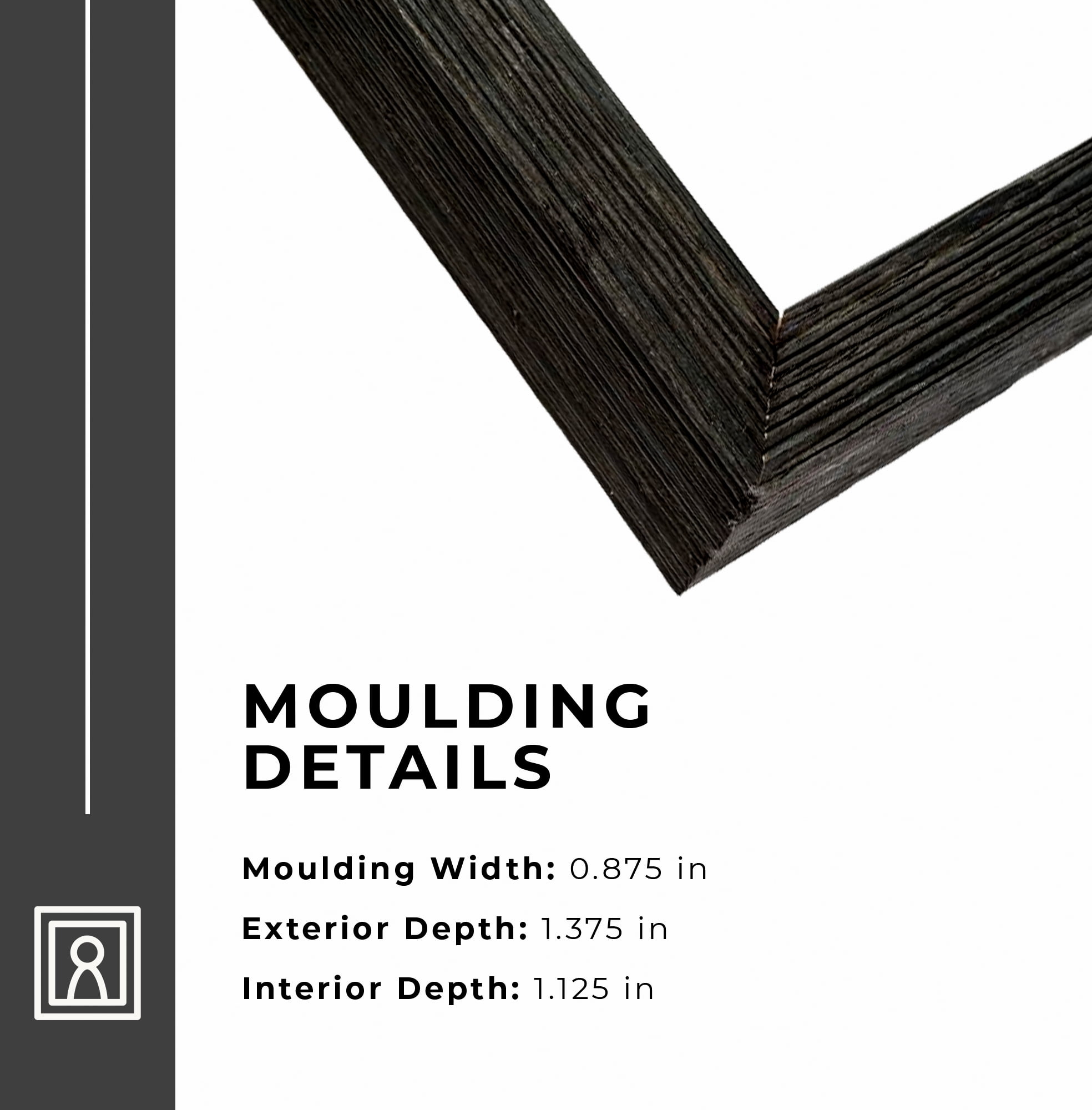 15x20 Black Shadowbox Frame - Interior Size 15x20x1.25 Inches - Made to ...