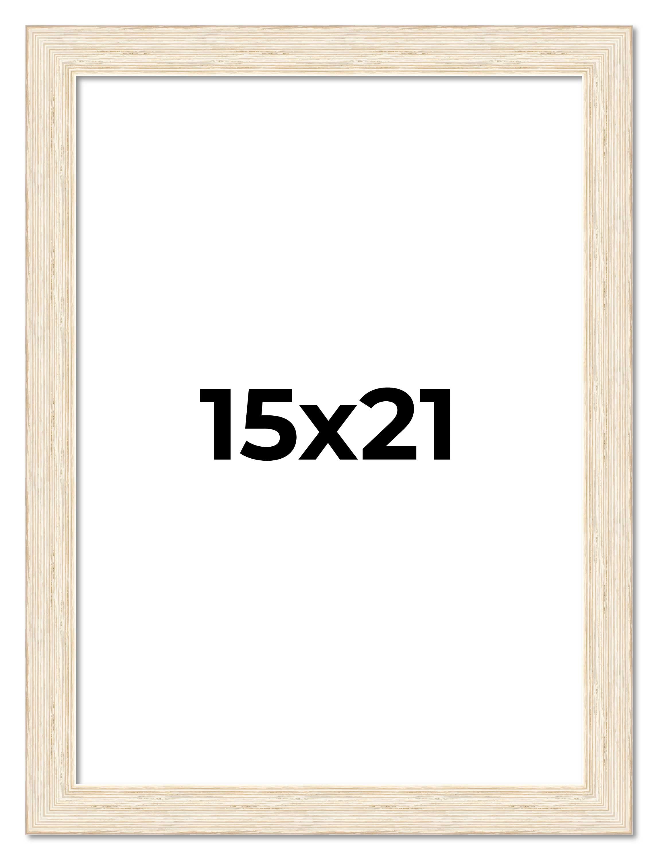 15x21 Frame White Barnwood Picture Frame Includes UV Acrylic Plexiglass ...
