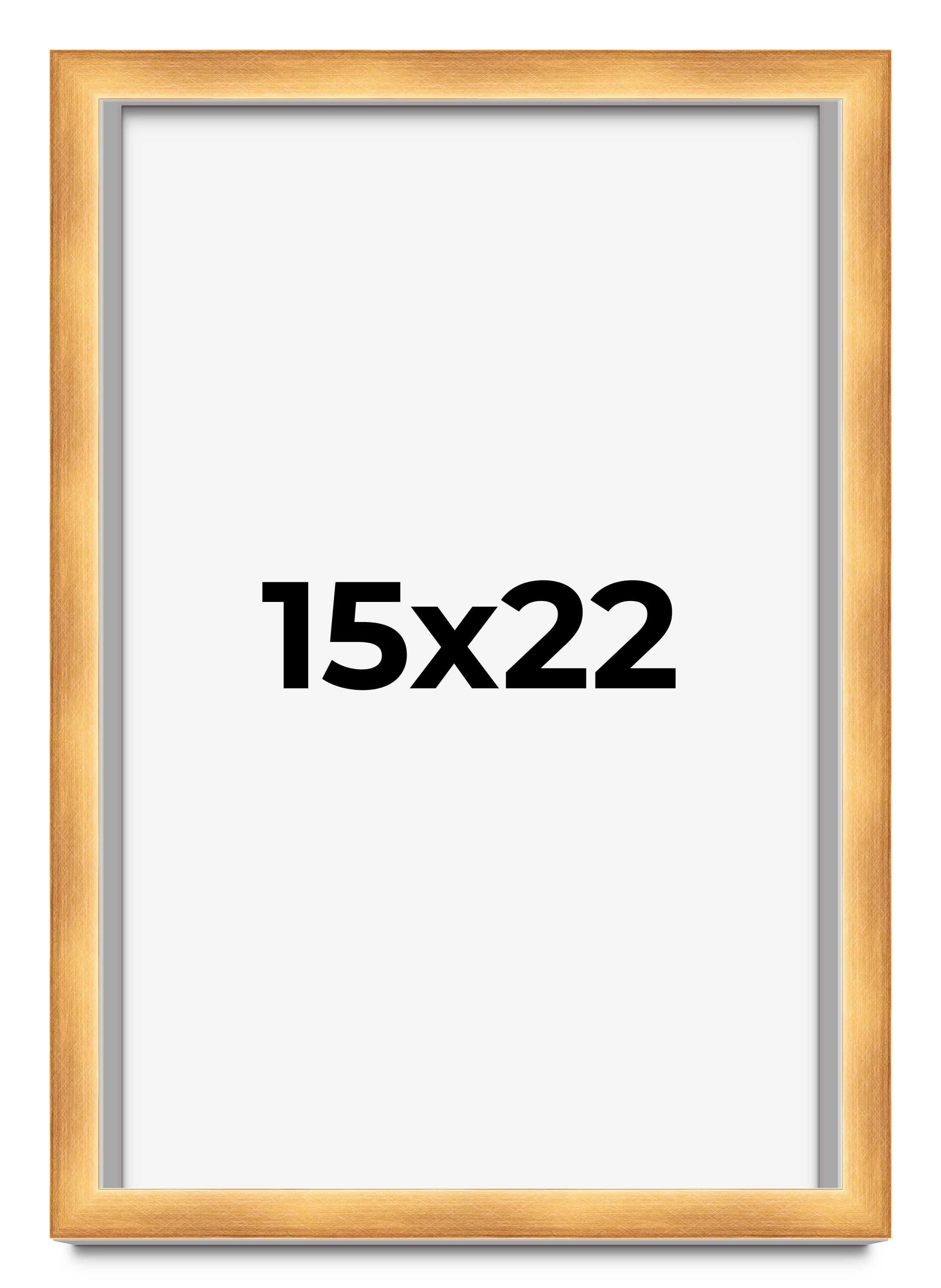 15x22 Shadow Box Bronze Cross-Brushed Display Frame | 1.625 Inches Deep ...