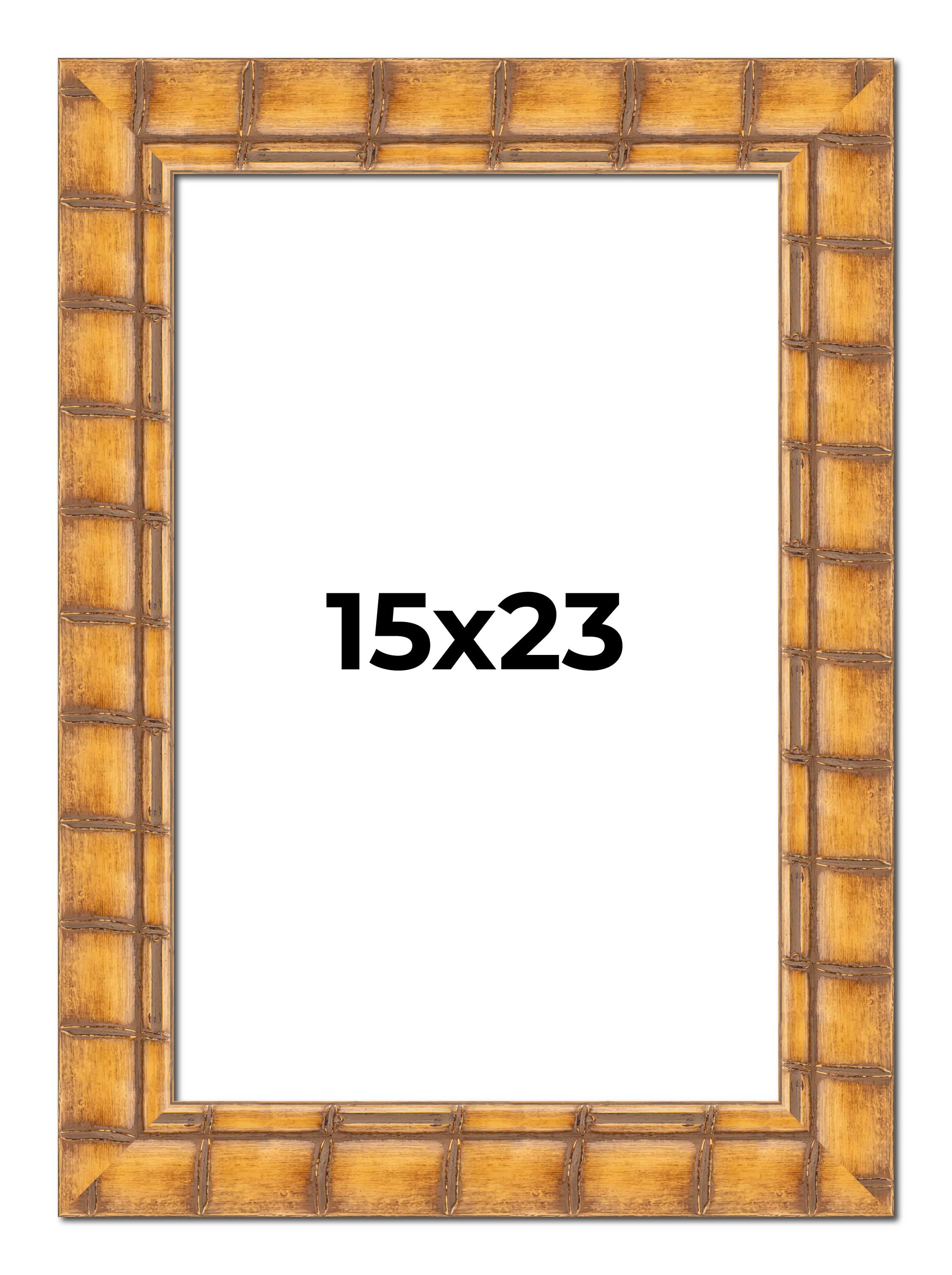 15x23 Frame Beige Real Wood Picture Frame Width 3 inches | Interior ...