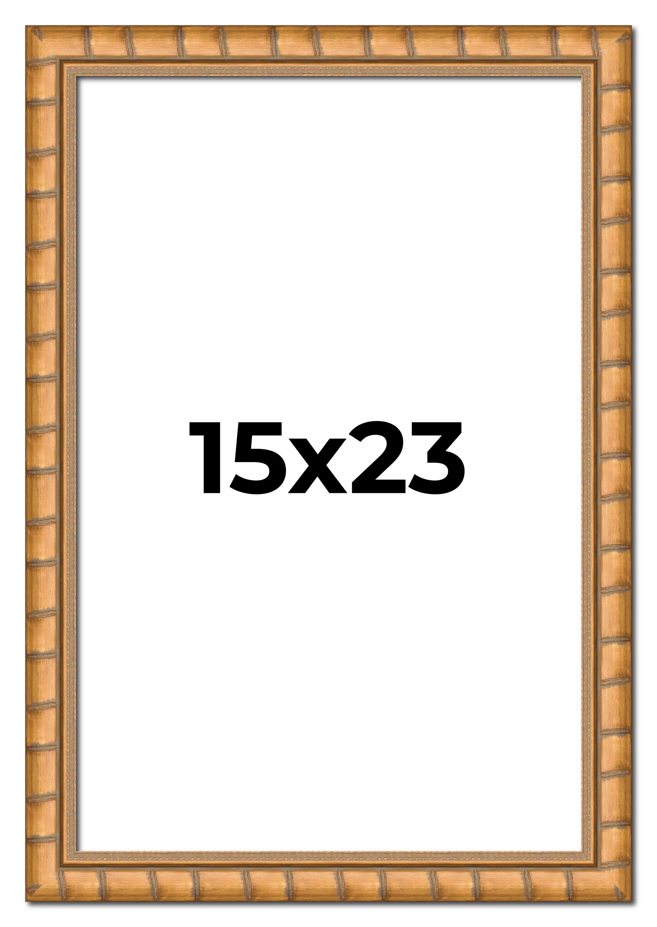 15x23 Frame Gold Real Wood Picture Frame Width 1.5 inches | Interior ...
