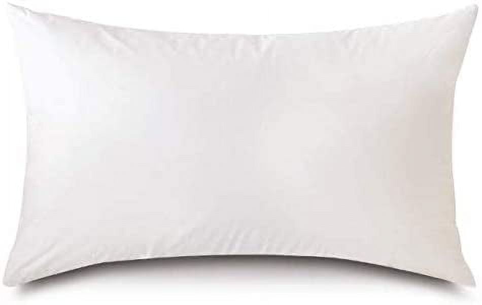 15x23 Hypoallergenic Luxury 100% Small Feather Rectangular Pillow ...