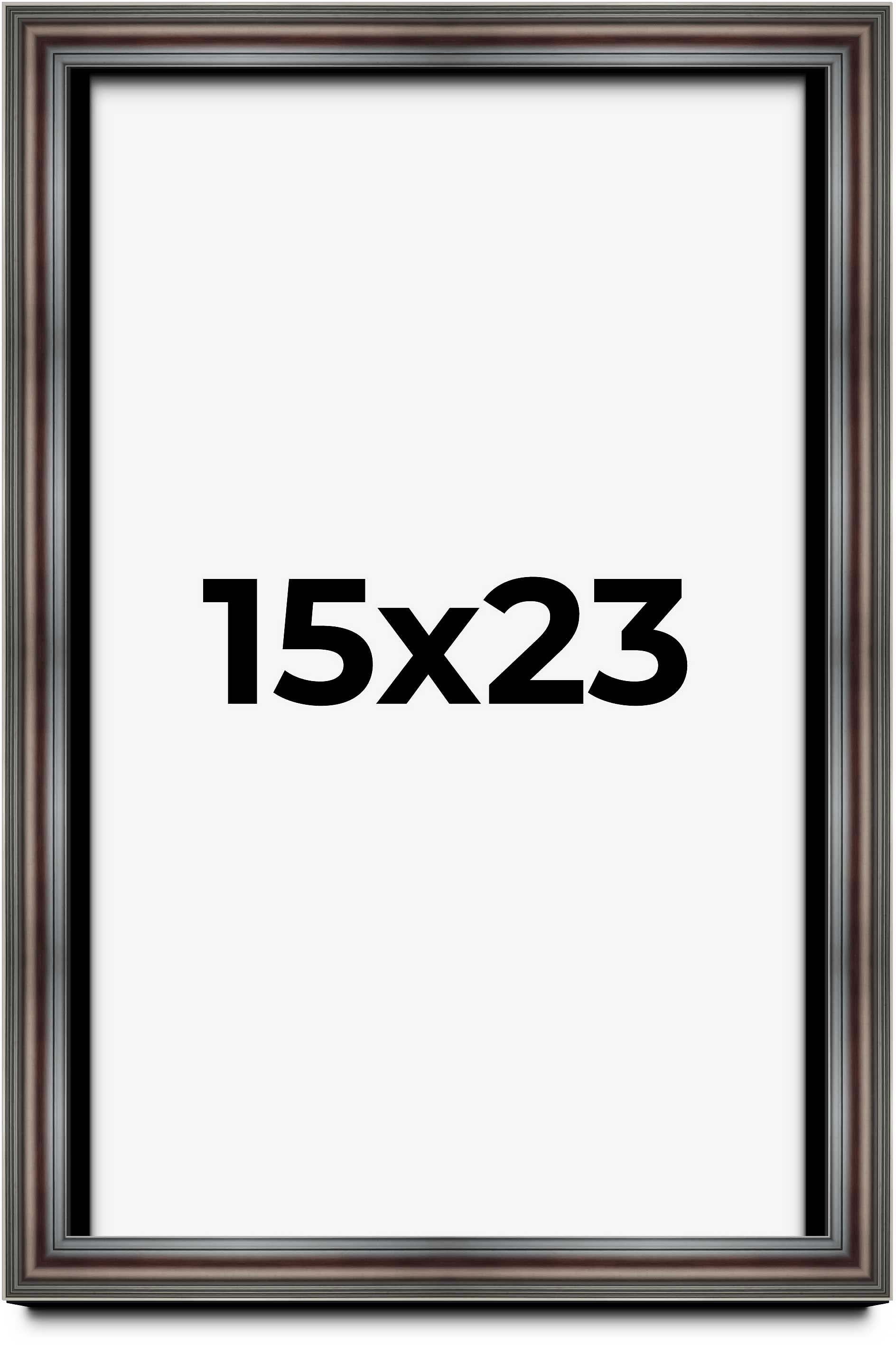 15x23 Shadow Box Frame Brown Cherry | 2.625 Inches Deep Pine Wood ...