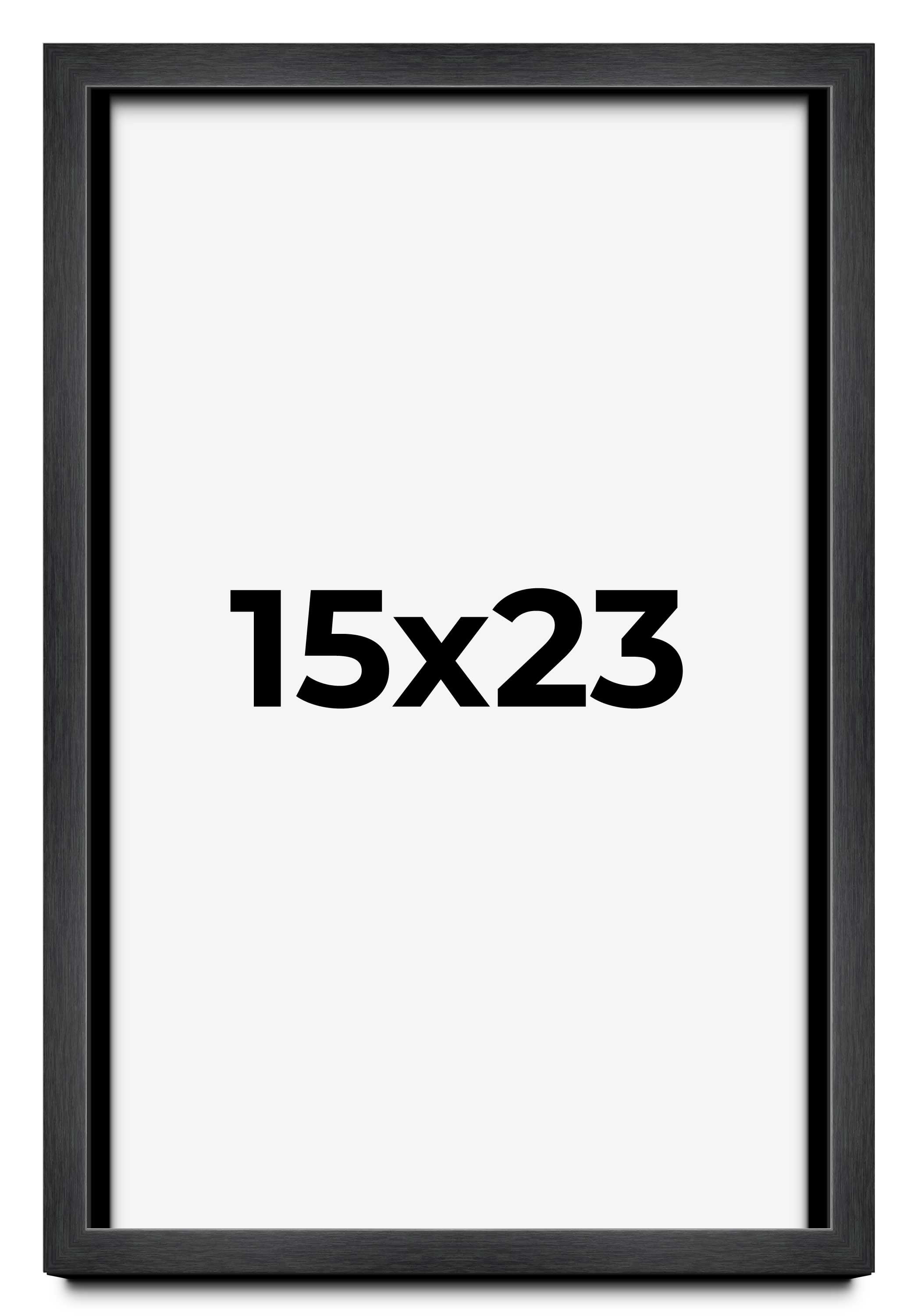 15x23 Shadow Box Frame Grey Charcoal Black | 0.875 Inches Deep | Solid ...