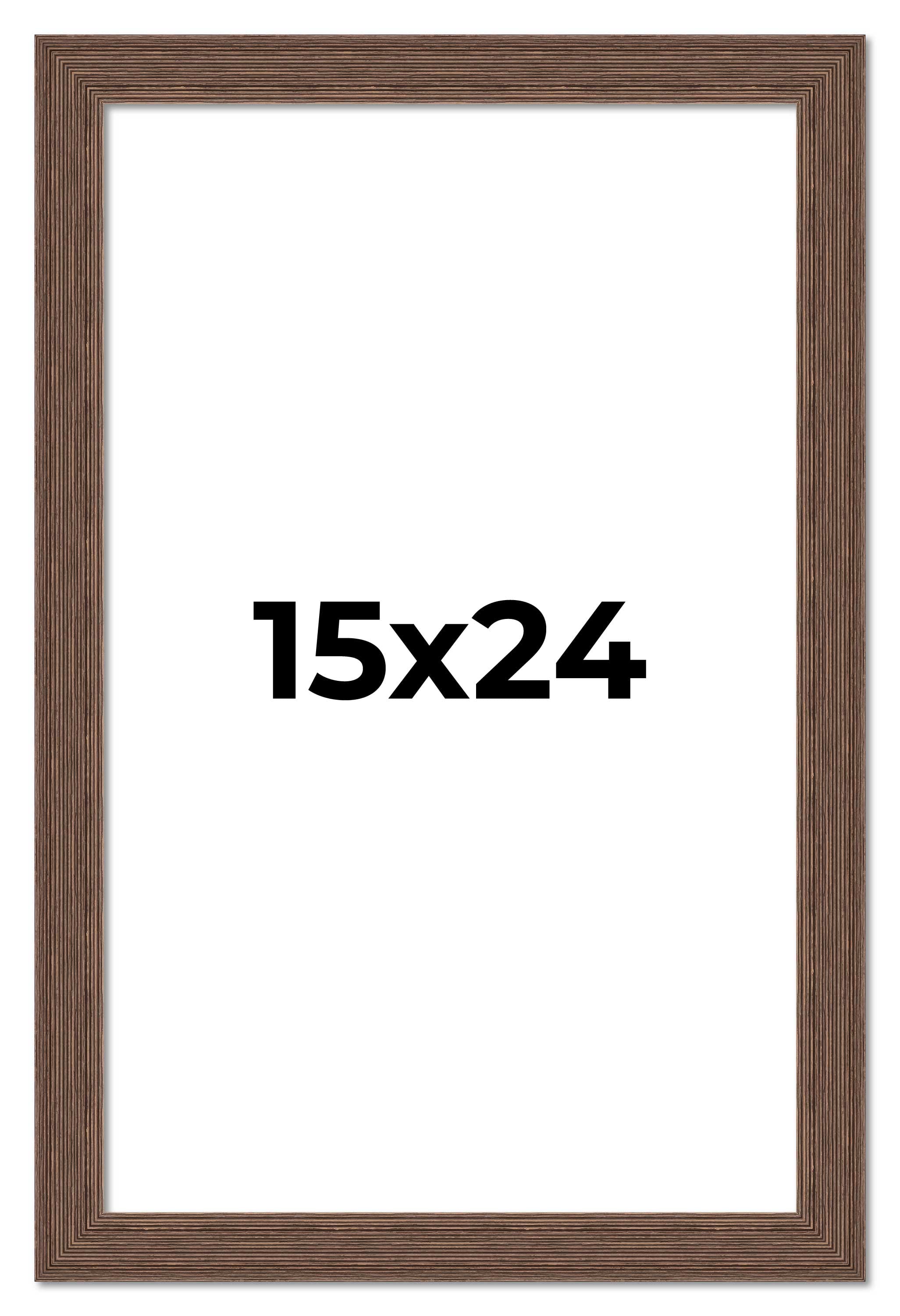 15x24 Frame Brown Distressed Barnwood Picture Frame | Rustic Farmhouse ...