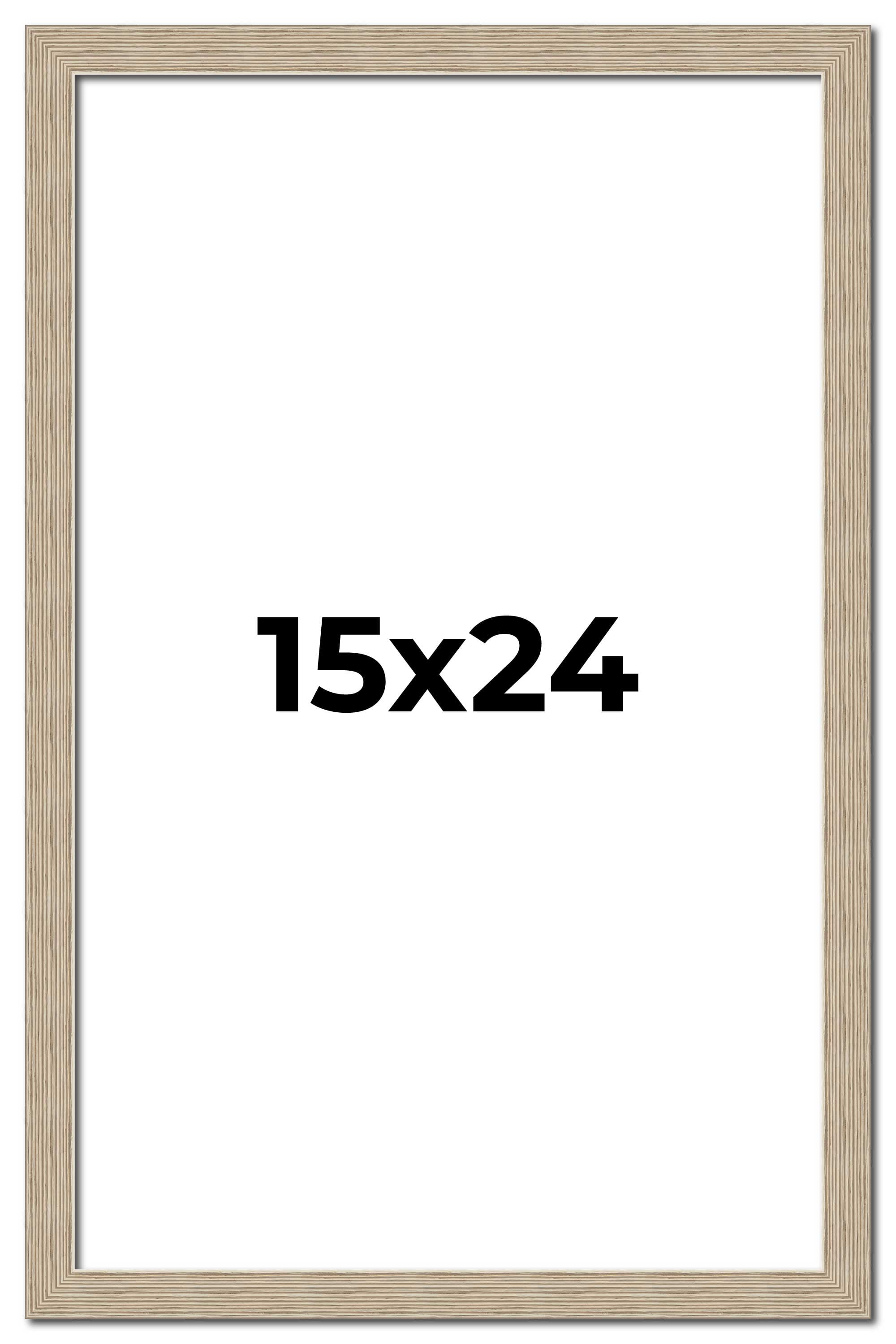 15x24 Frame Grey Solid Wood Picture Frame Width 1 Inches | Interior ...