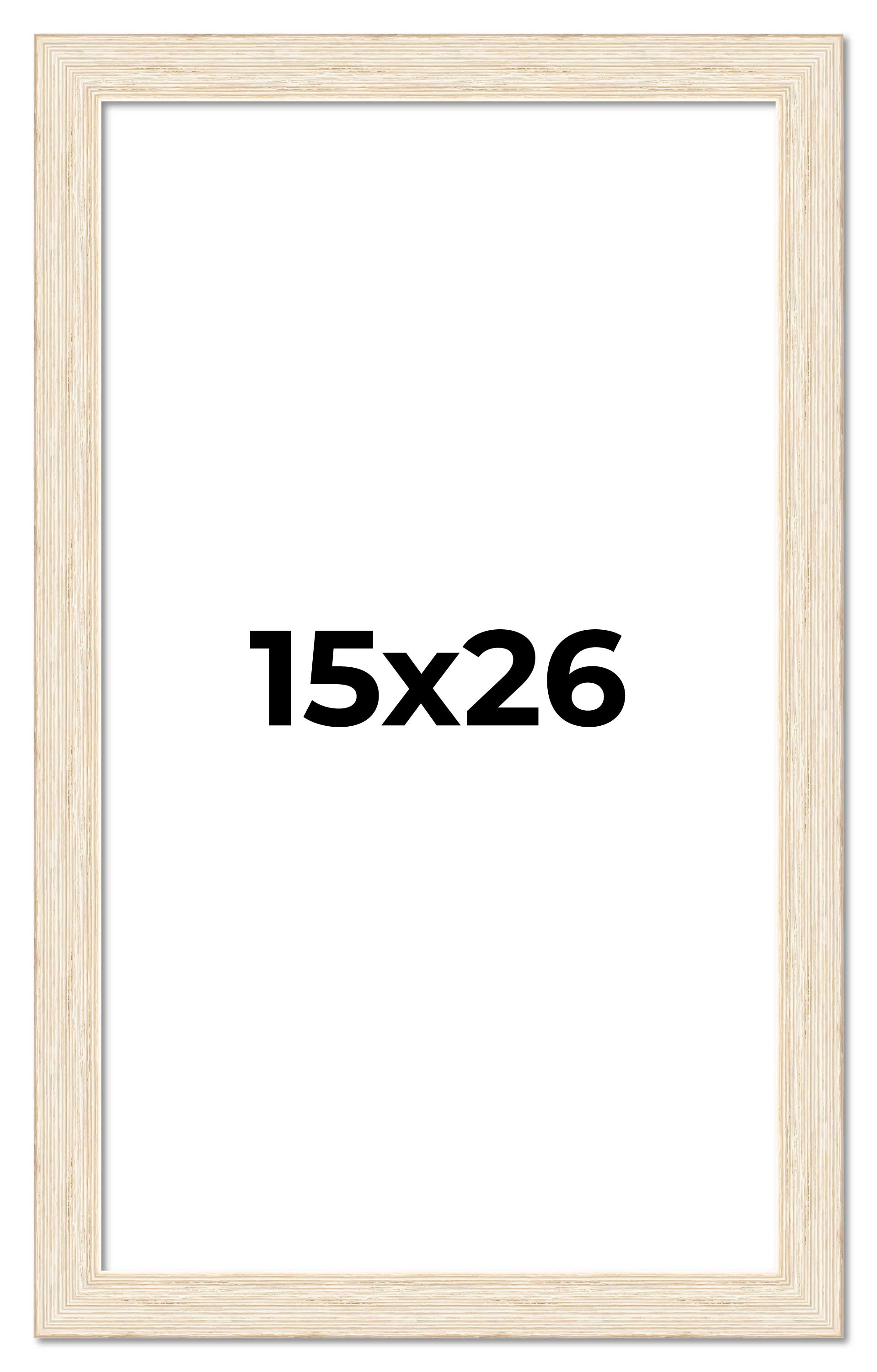 15x26 Frame White Real Wood Picture Frame Width 1.5 inches | Interior ...