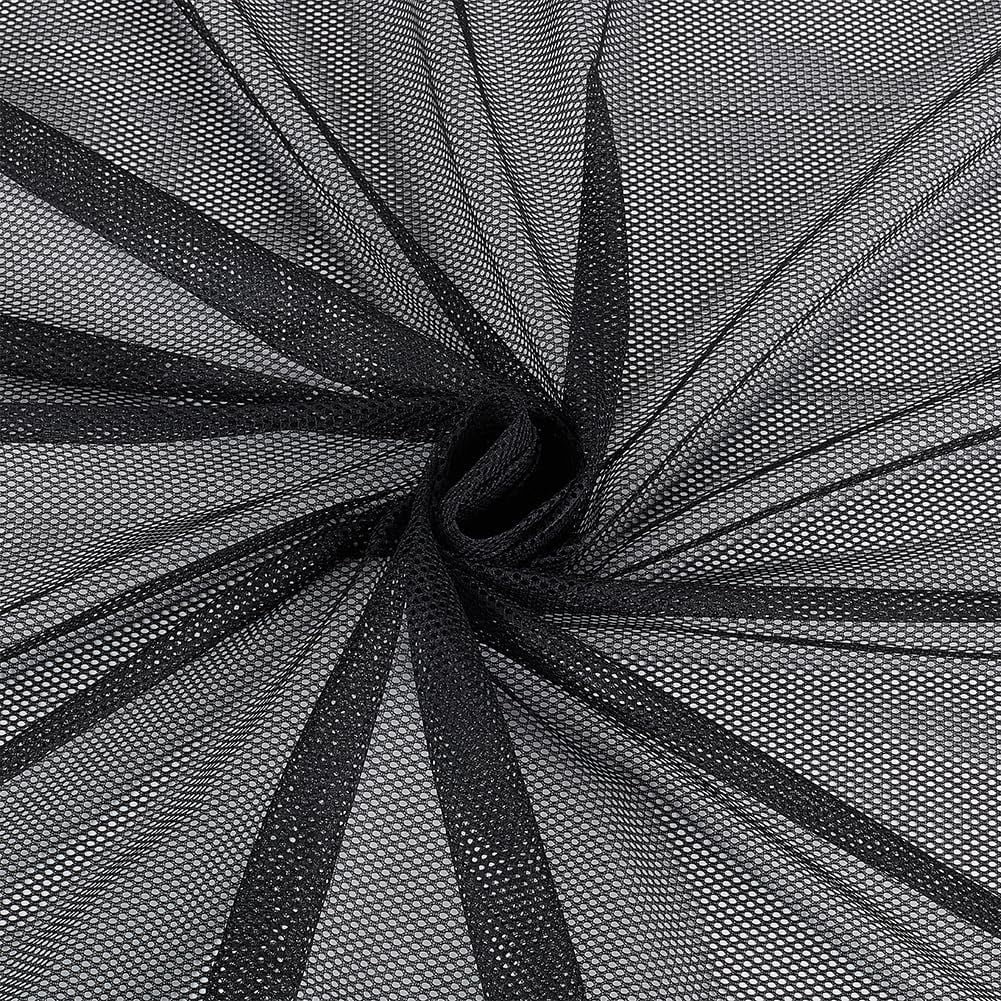 15x4.9 Feet Black Micro Mesh Fabric No Stretch Net Fabric Mesh ...