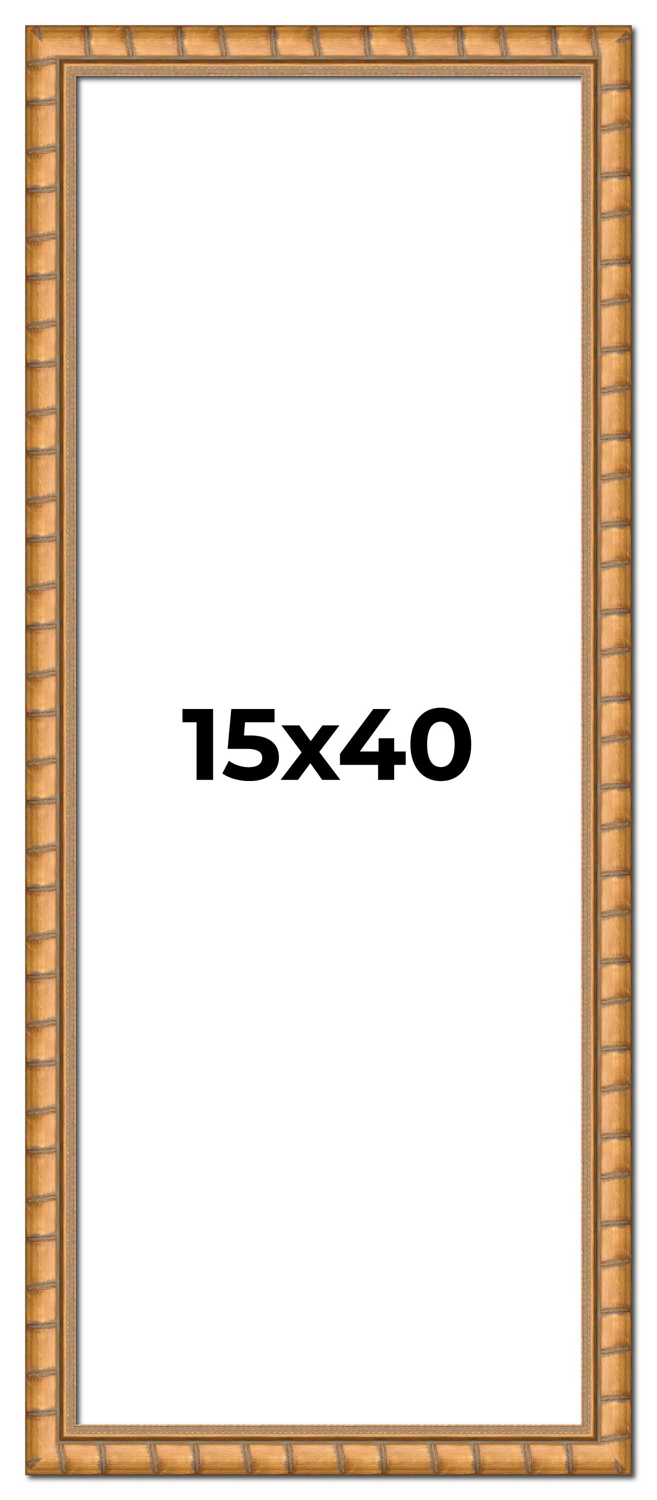 15x40 Frame Gold Real Wood Picture Frame Width 1.5 inches | Interior ...