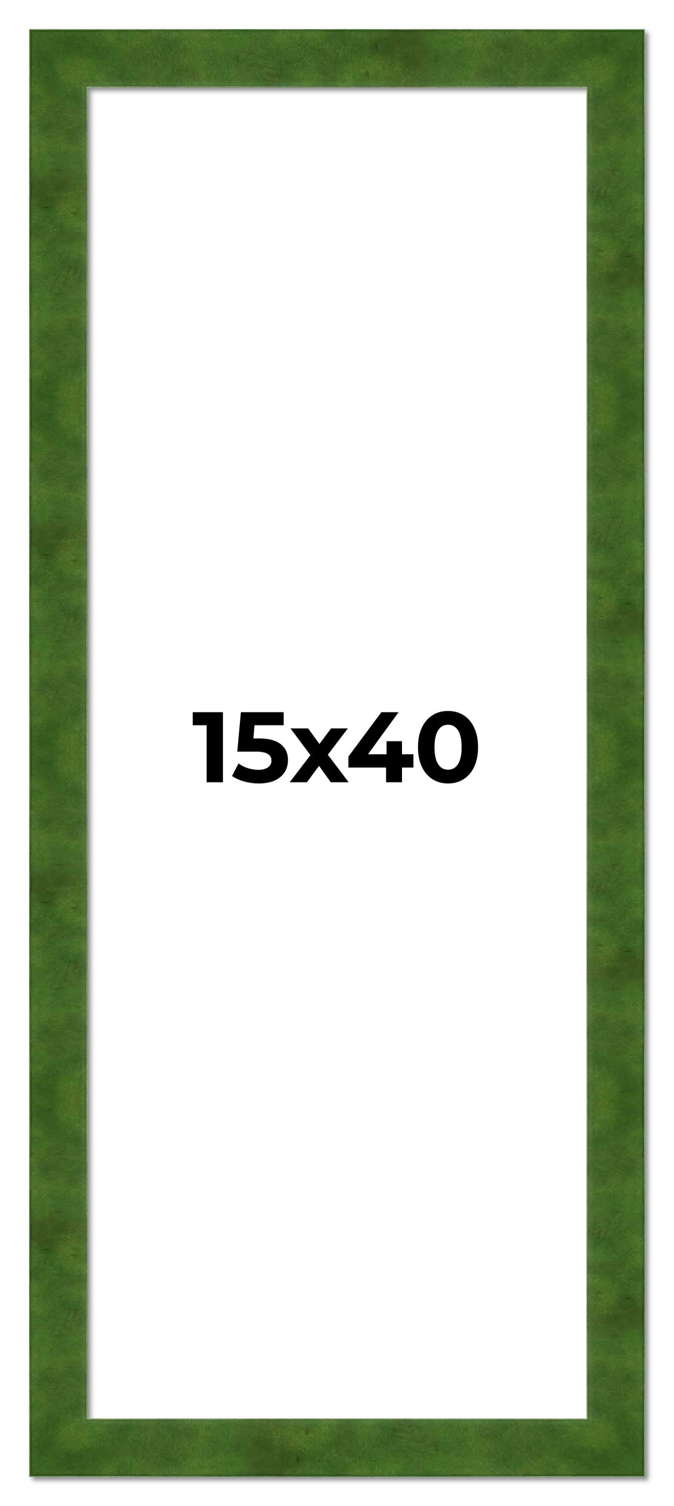 15x40 Frame Green Burl Solid Wood Picture Frame | 1.75 Inches Moulding ...